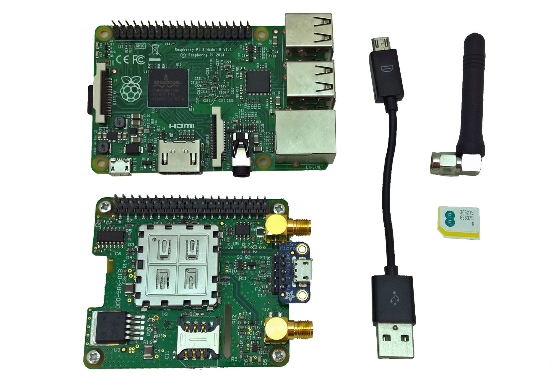 Add 3G to the Raspberry Pi: PiloT Assembly : 9 Steps - Instructables