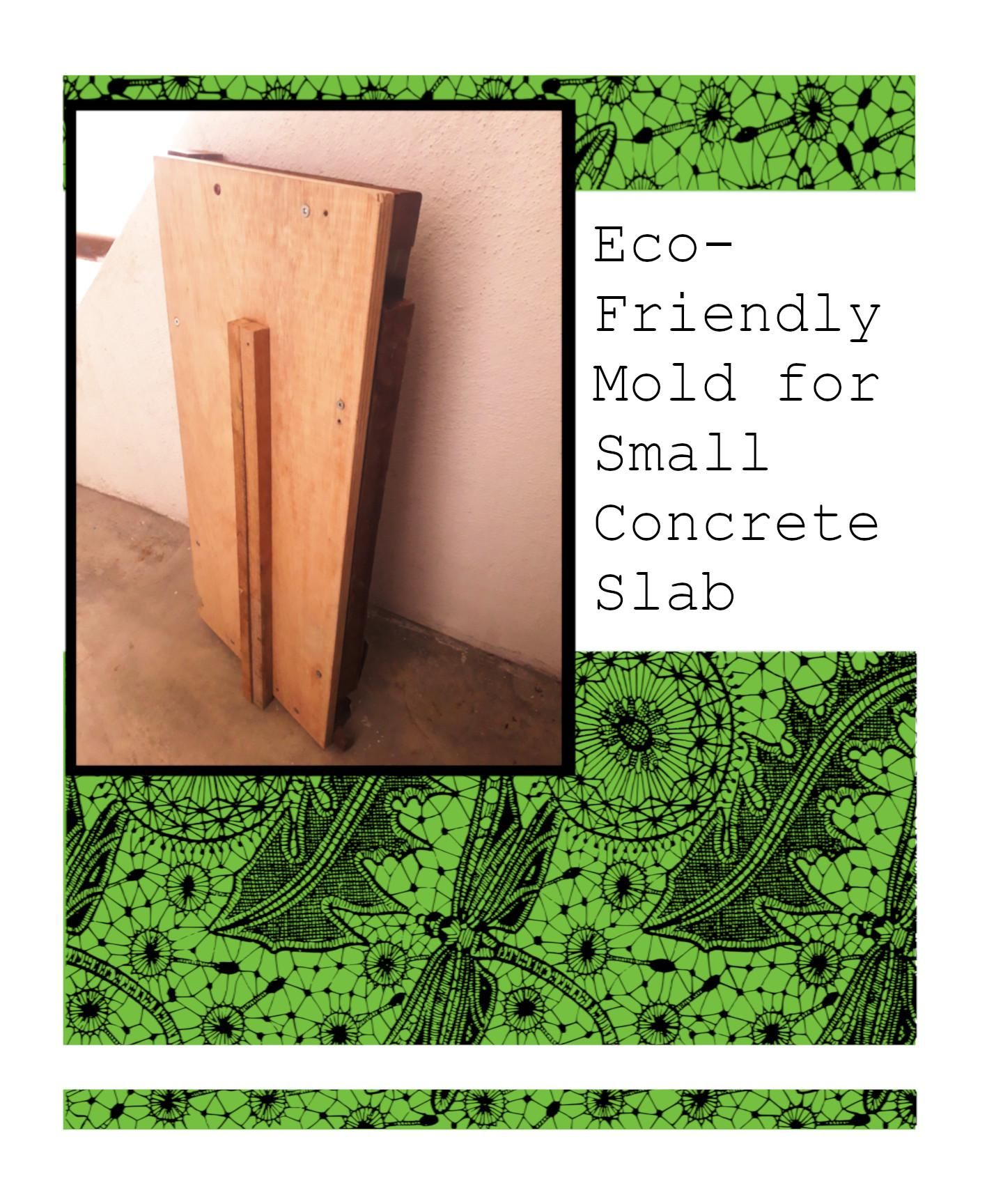 Eco-Friendly Mold for Small Concrete Slab : 5 Steps (with Pictures ...