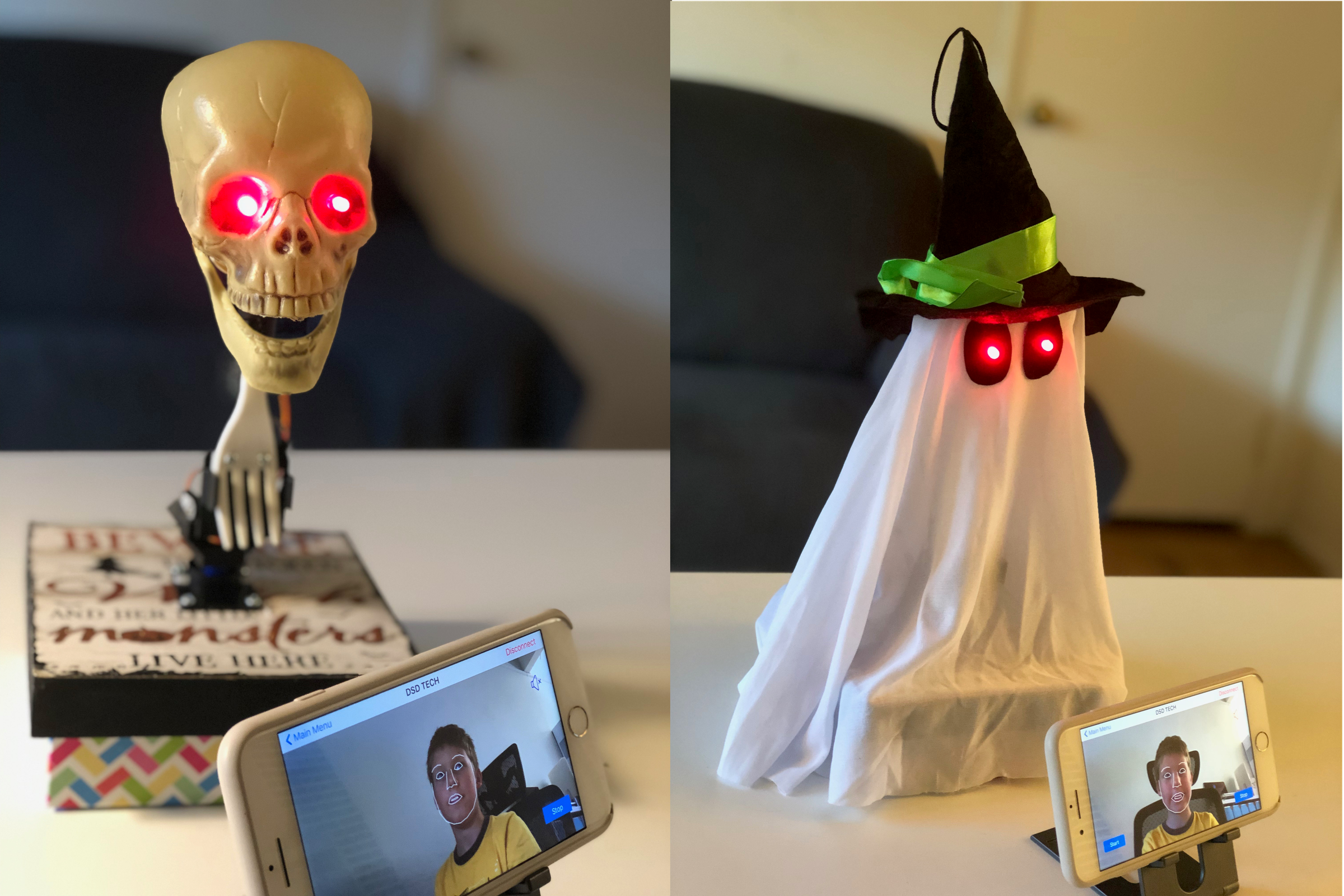 Face Tracking and Smile Detecting Halloween Robots : 8 Steps (with ...