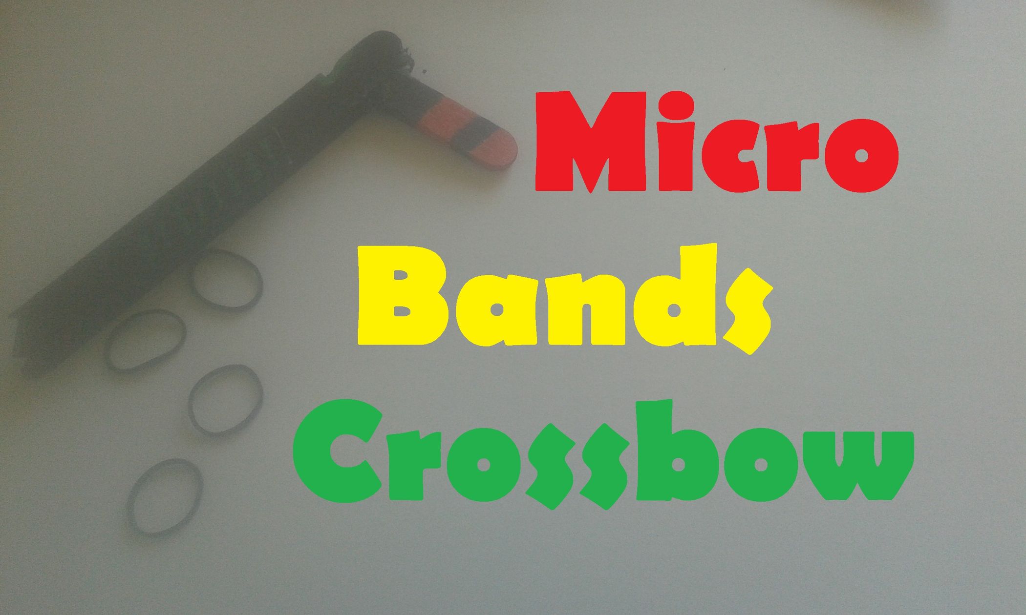 Micro Bands Crossbow : 10 Steps - Instructables