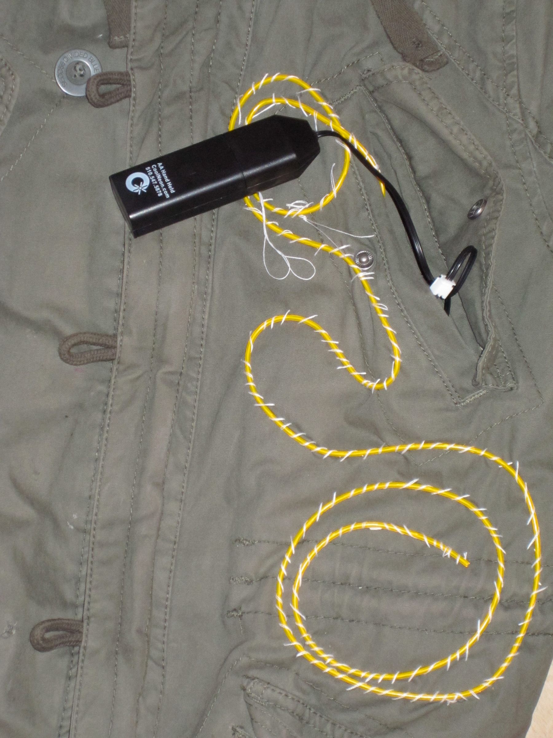 EL Wire Jacket - Instructables
