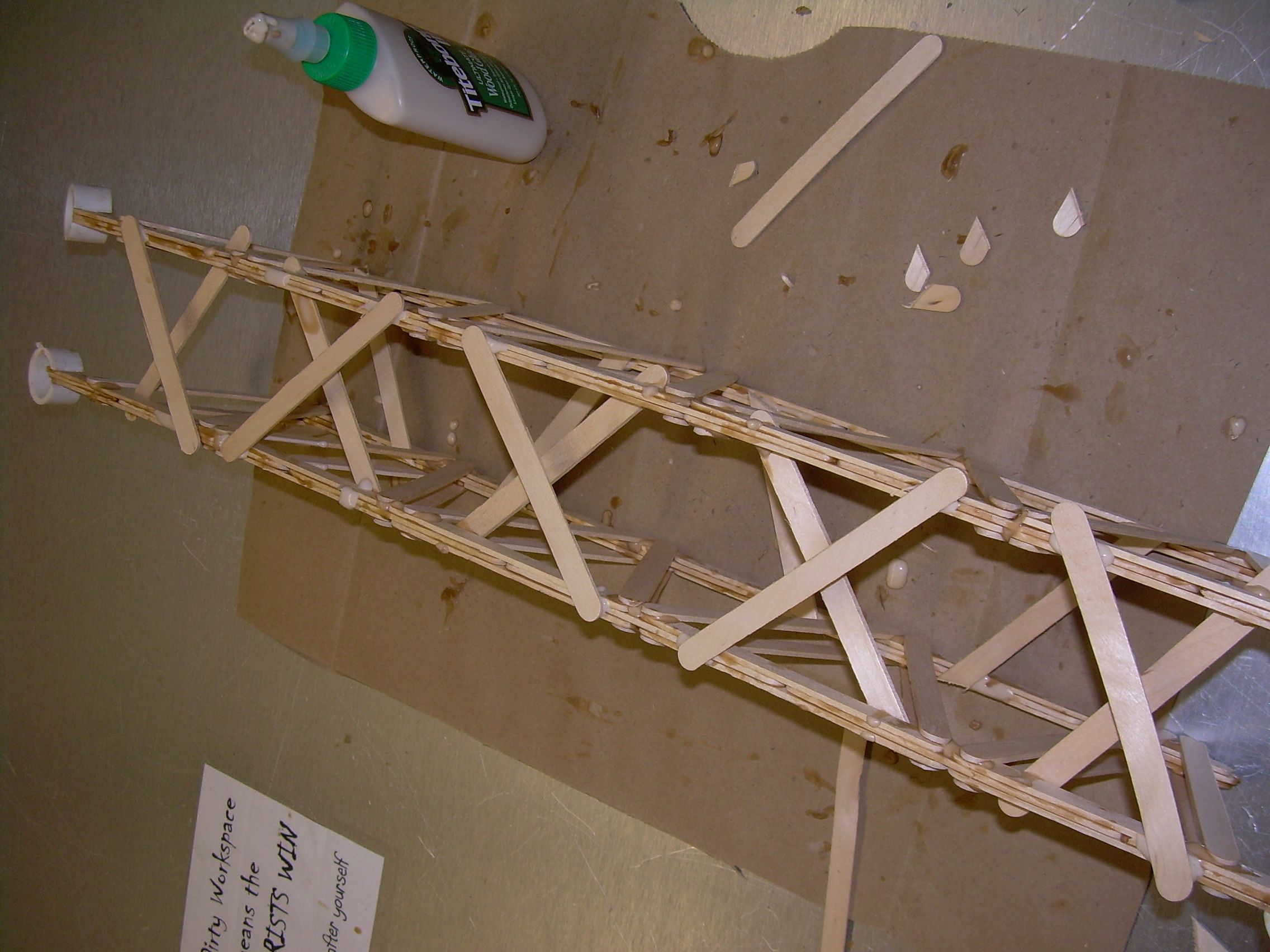 Popsicle Stick Bridge : 9 Steps (with Pictures) - Instructables