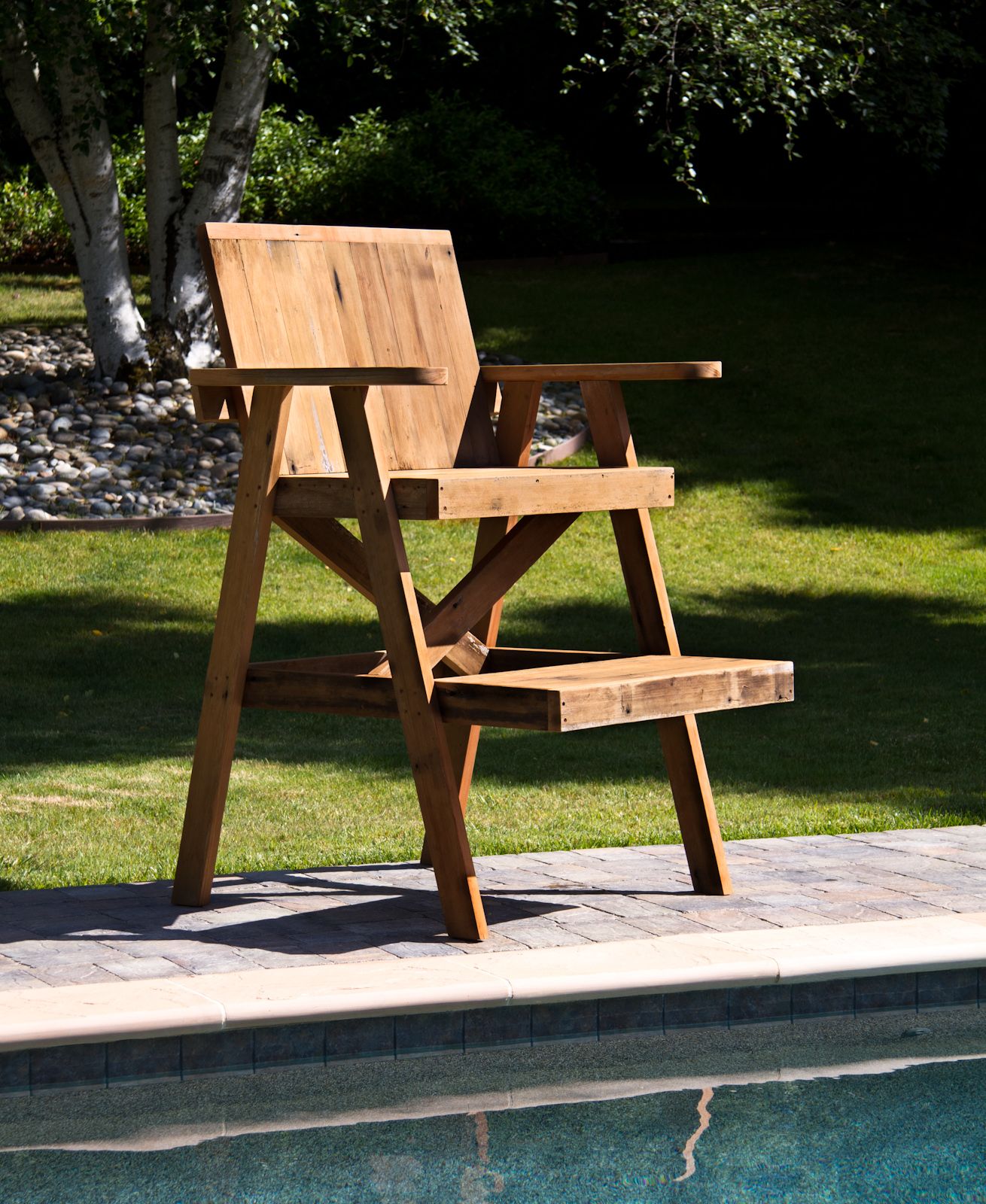 Lifeguard Chair From Recycled Lumber : 9 Steps (with Pictures ...