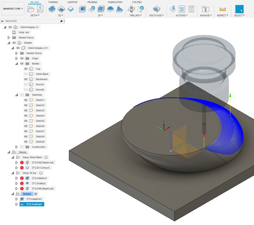 CNC Weird Shapes: 5 Steps