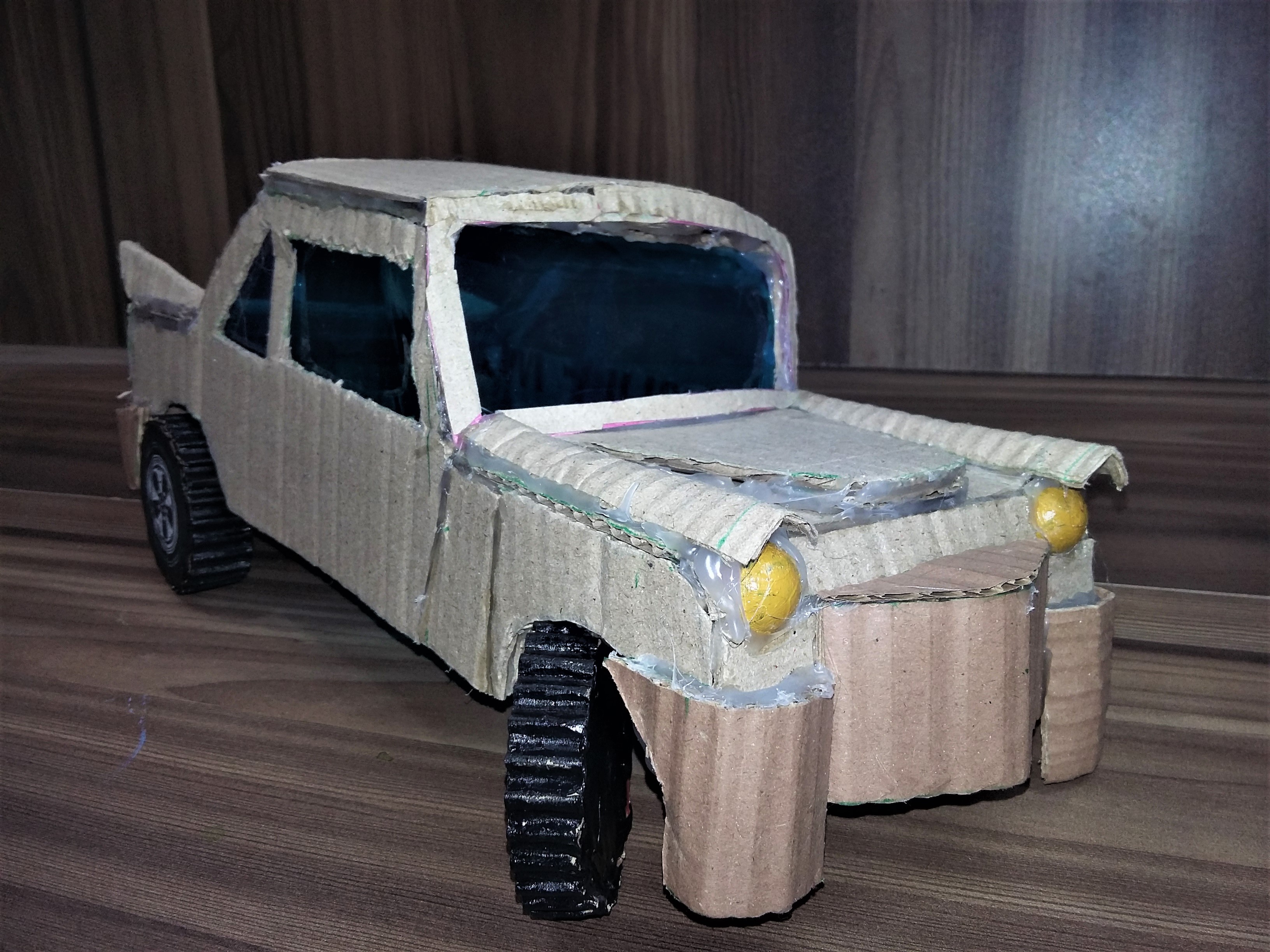 How to Make Model of Car From Cardboard|New Easy Art & Craft Tutorial ...