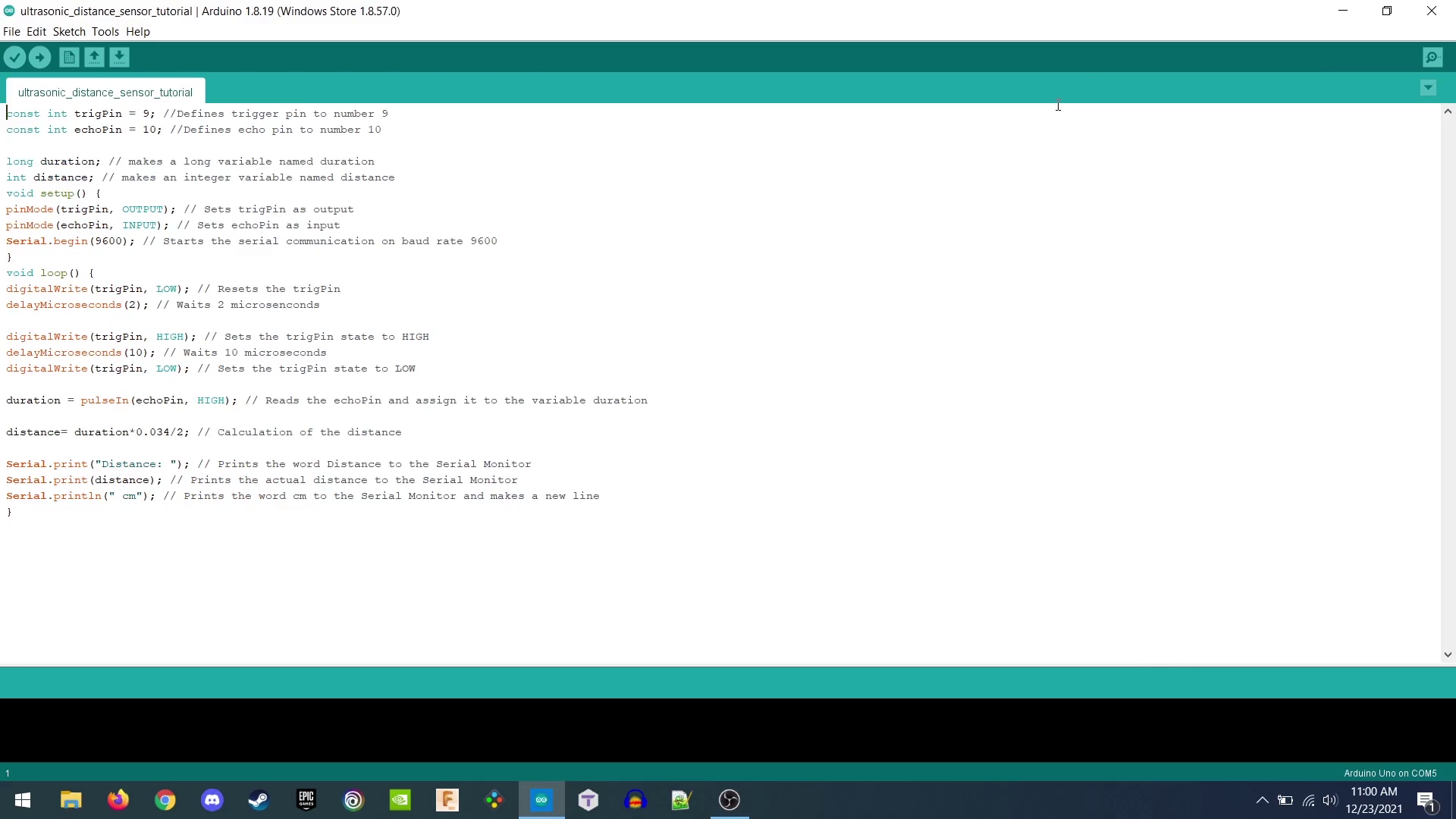 How to Use the HC-SR04 Ultrasonic Sensor With the Arduino UNO : 9 Steps ...
