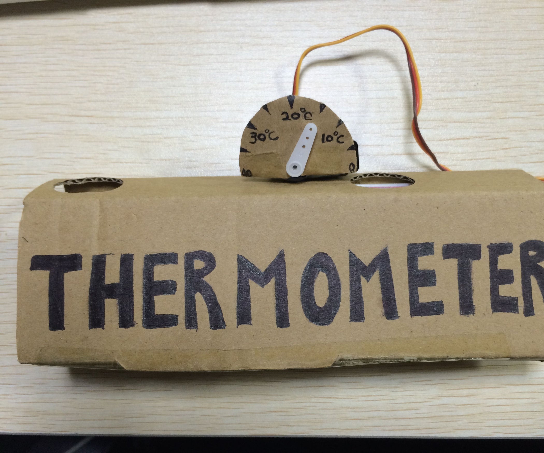 Simple Electric Thermometer Arduino Project Hub