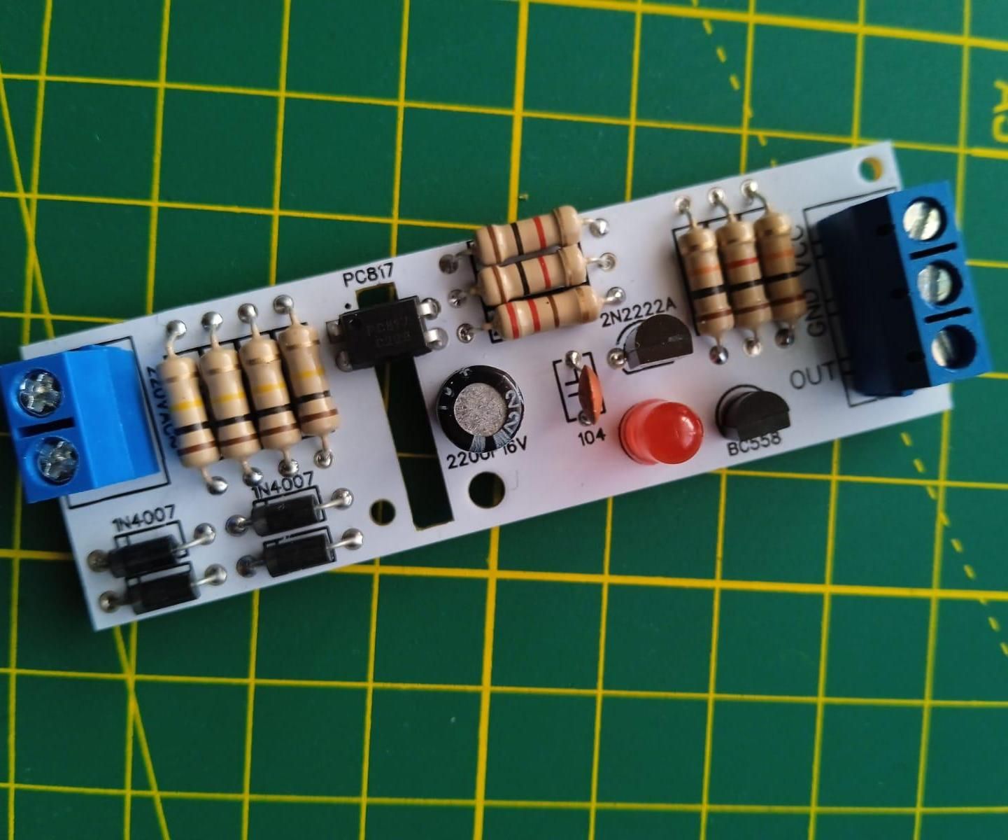 ALTERNATE VOLTAGE SENSOR 220VAC : 7 Steps - Instructables