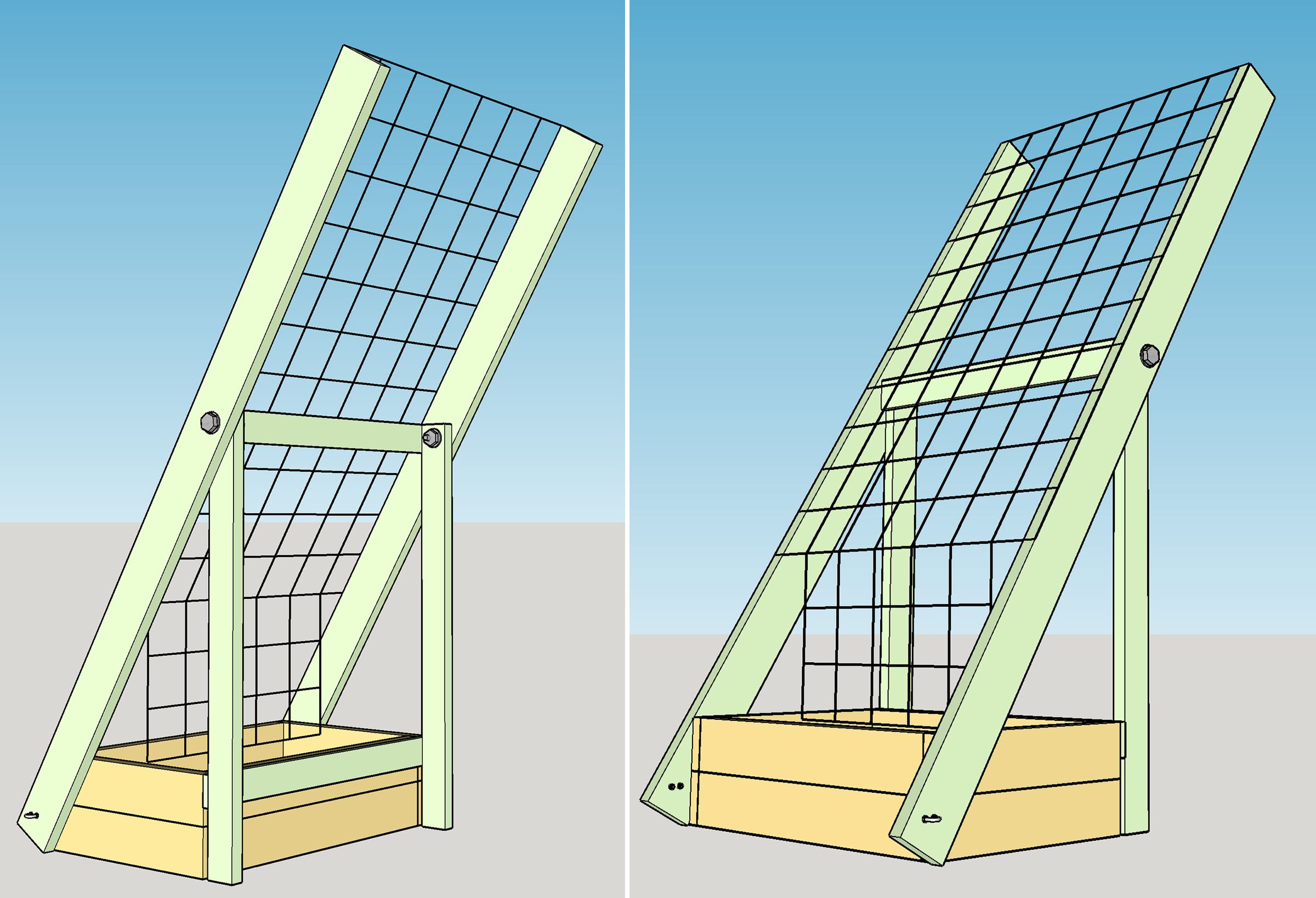 My Best Vegetable Trellis: Durable, Collapsible, Flexible : 8 Steps ...