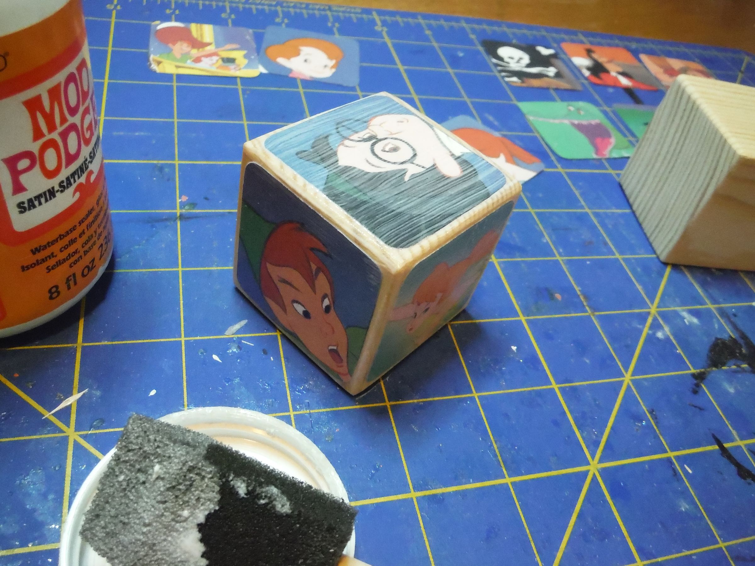 Bibliophile's Baby Gift: Wooden Story Book Blocks : 6 Steps (with ...