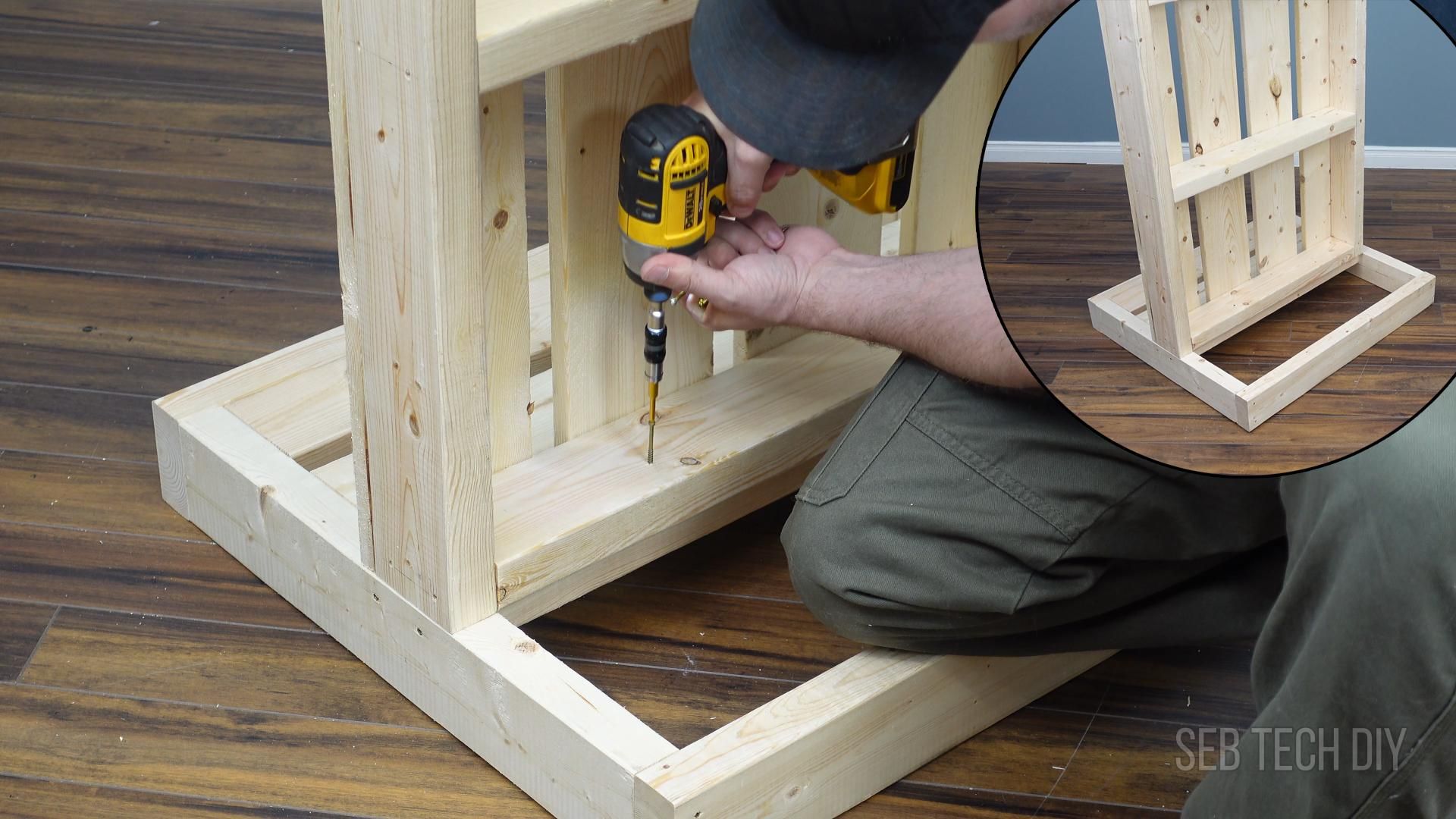 Easy Outdoor Sofa From 2x4s and Two Power Tools! : 12 Steps (with ...