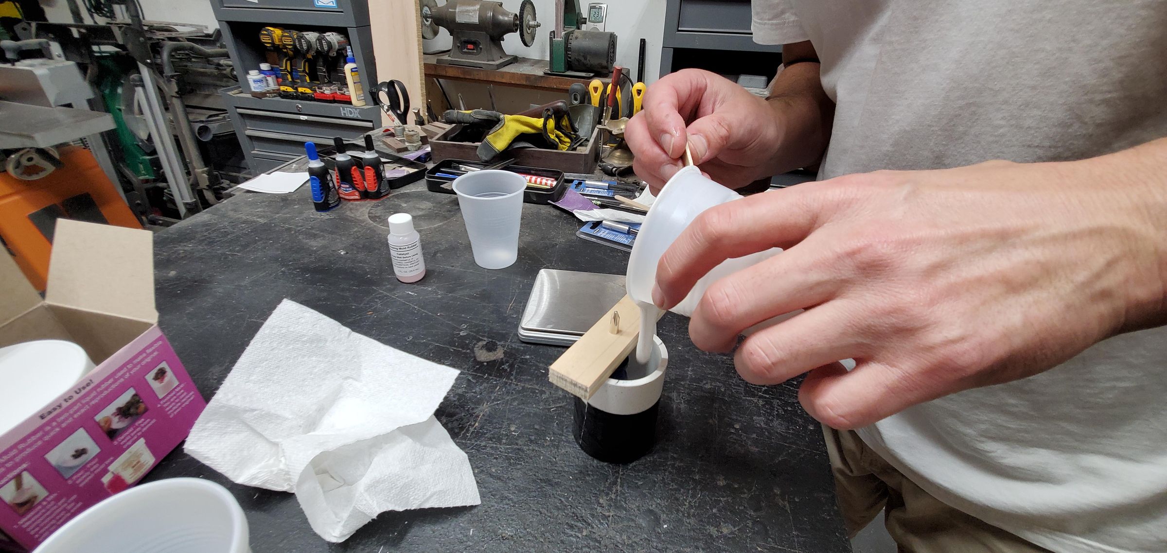 Epoxy Resin Screwdriver/Nut Driver From Silicone Mold Making to Casting ...