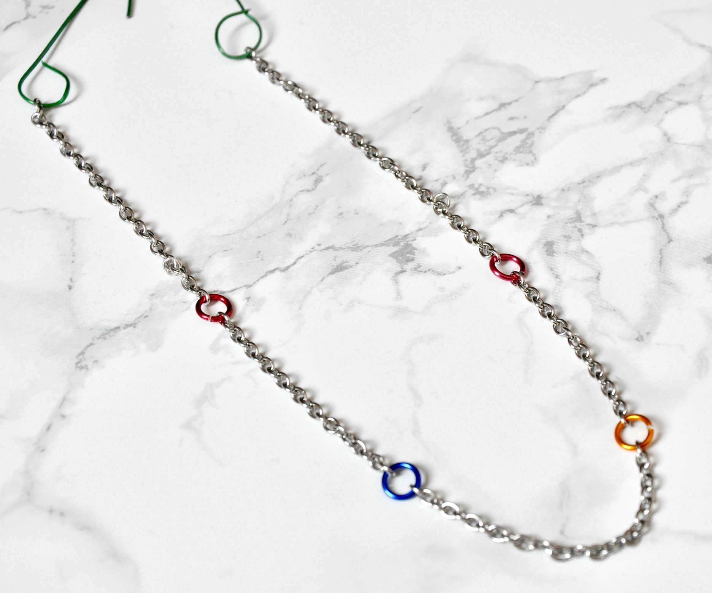 Layered Rainbow Jump Ring Necklace : 7 Steps (with Pictures ...