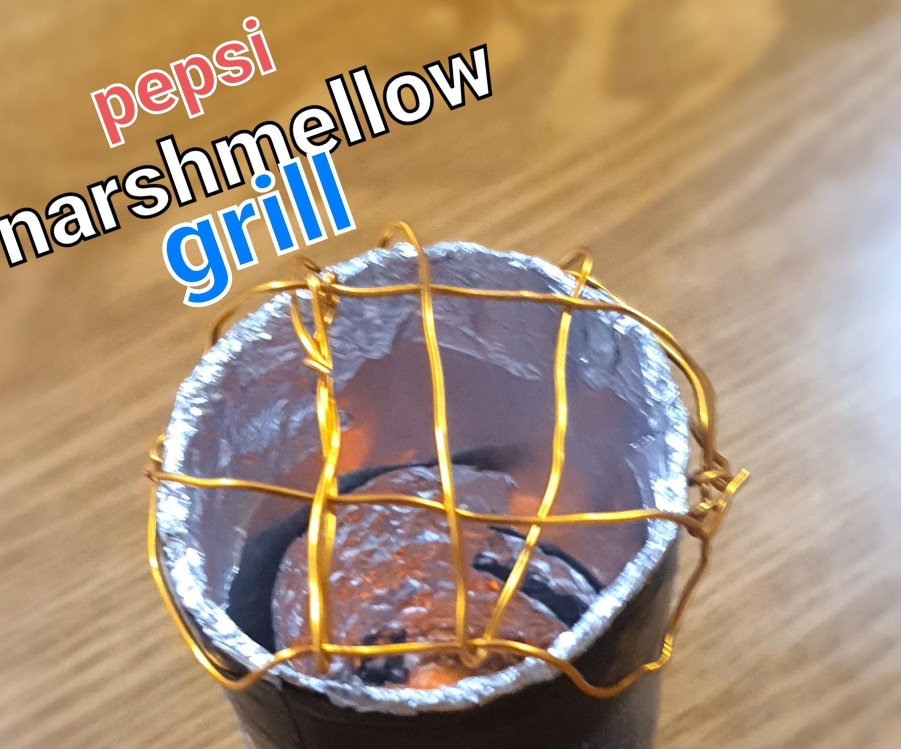 Marshmallow Grill Out of Cola Cans! : 5 Steps - Instructables