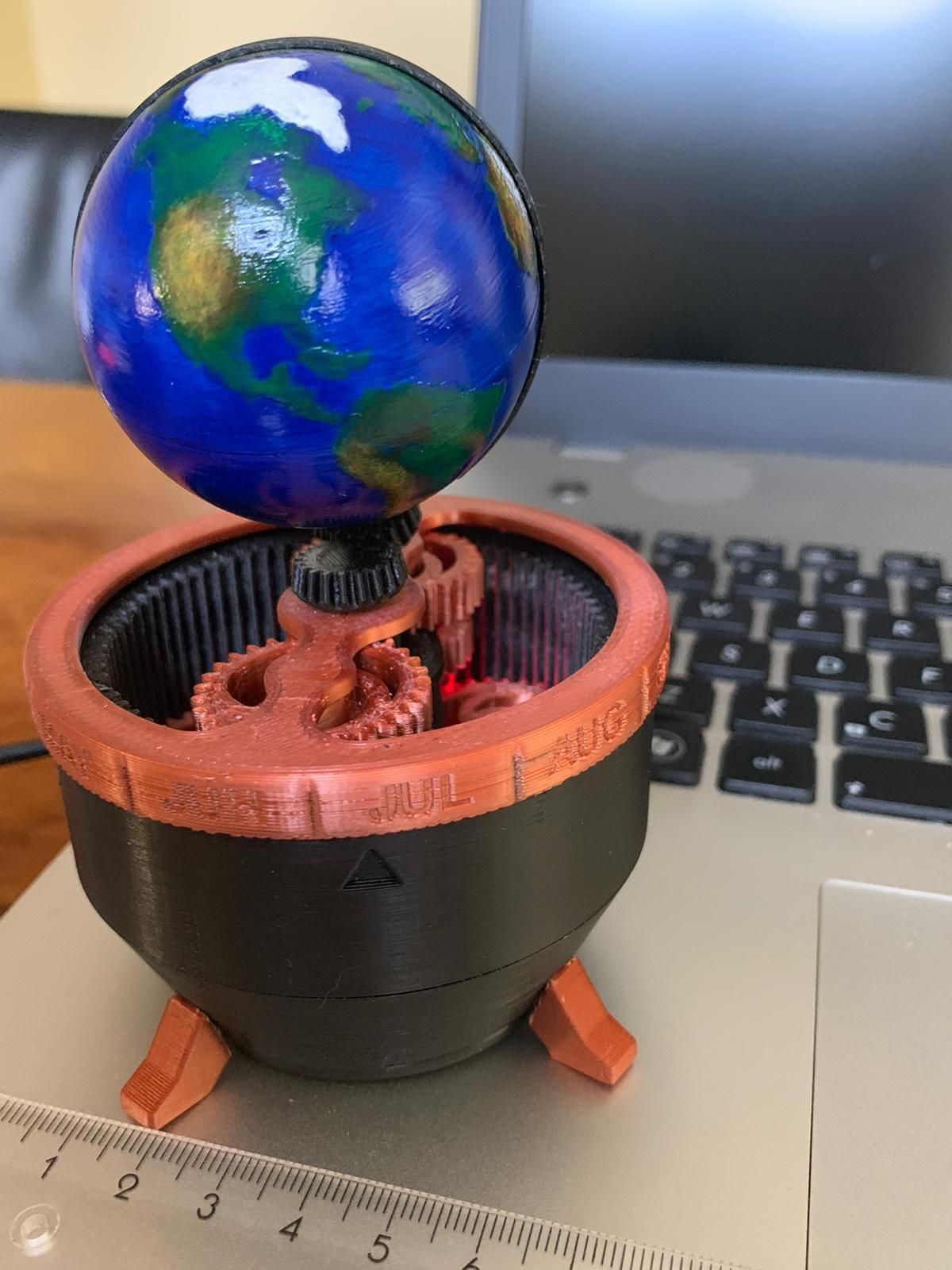 3D Printed Earth Clock : 7 Steps (with Pictures) - Instructables