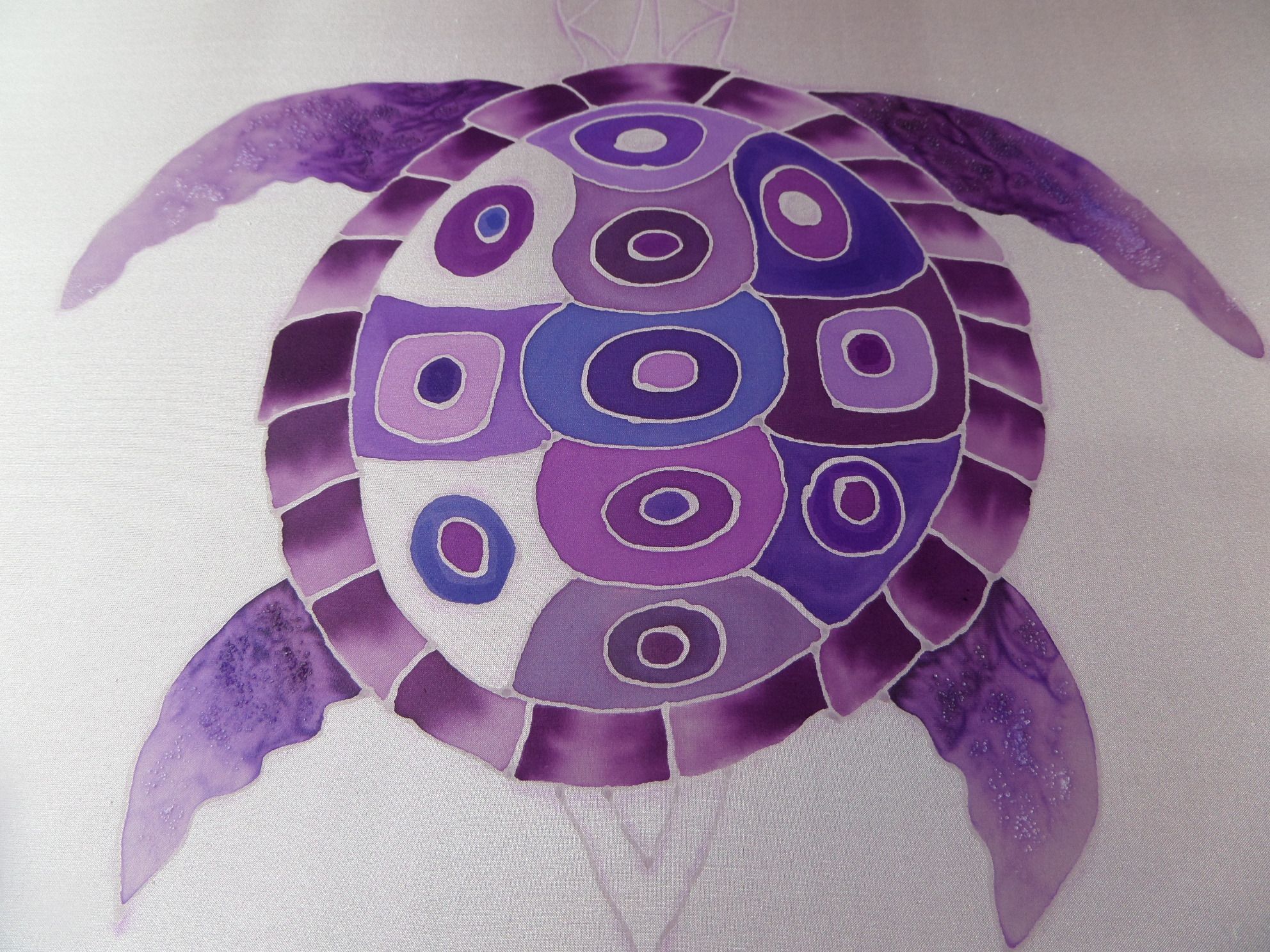 "Purple Turtle" Silk Painting : 14 Steps (with Pictures) - Instructables