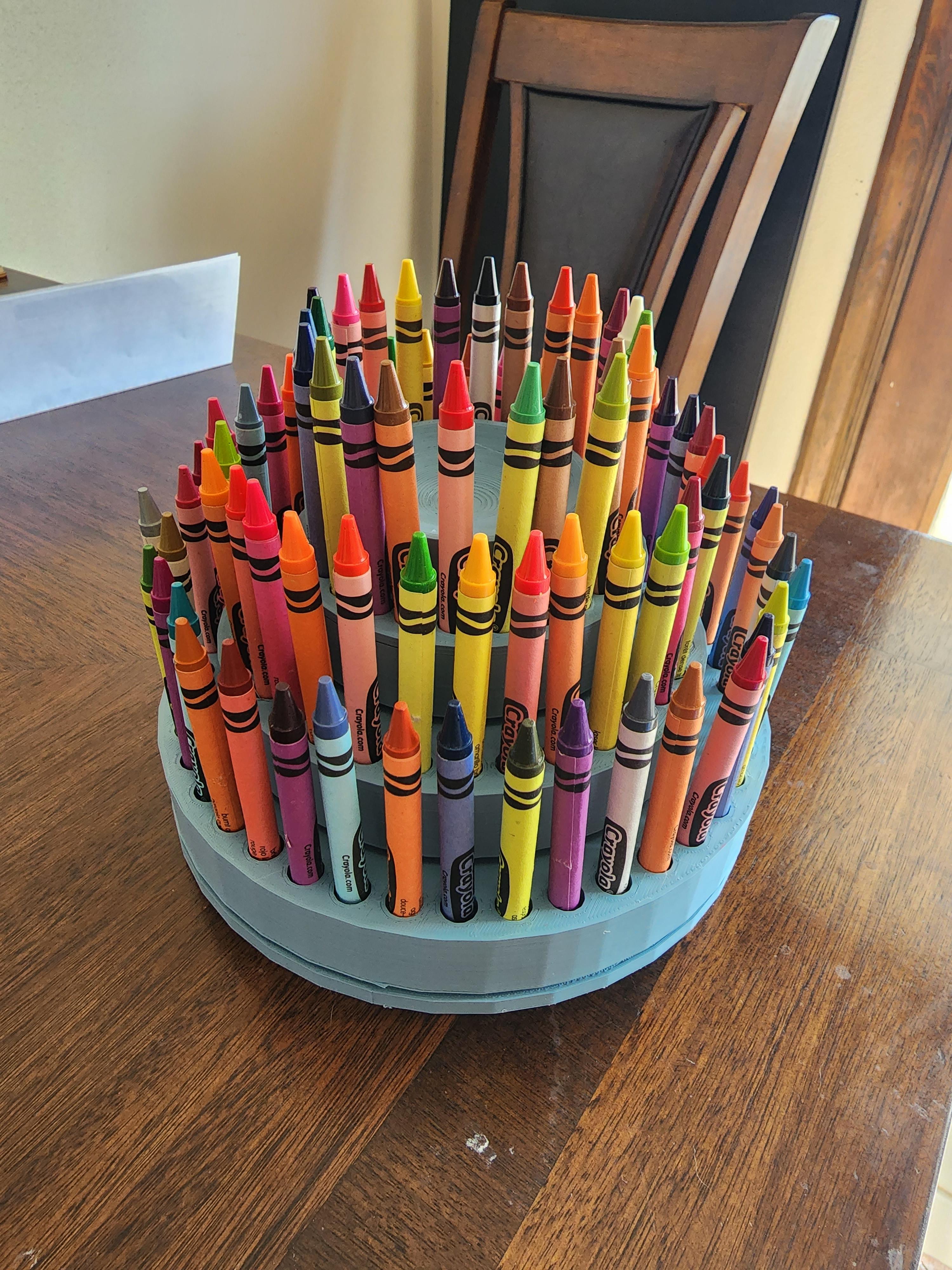 Craft Room Rotating Crayon Holder : 5 Steps (with Pictures) - Instructables