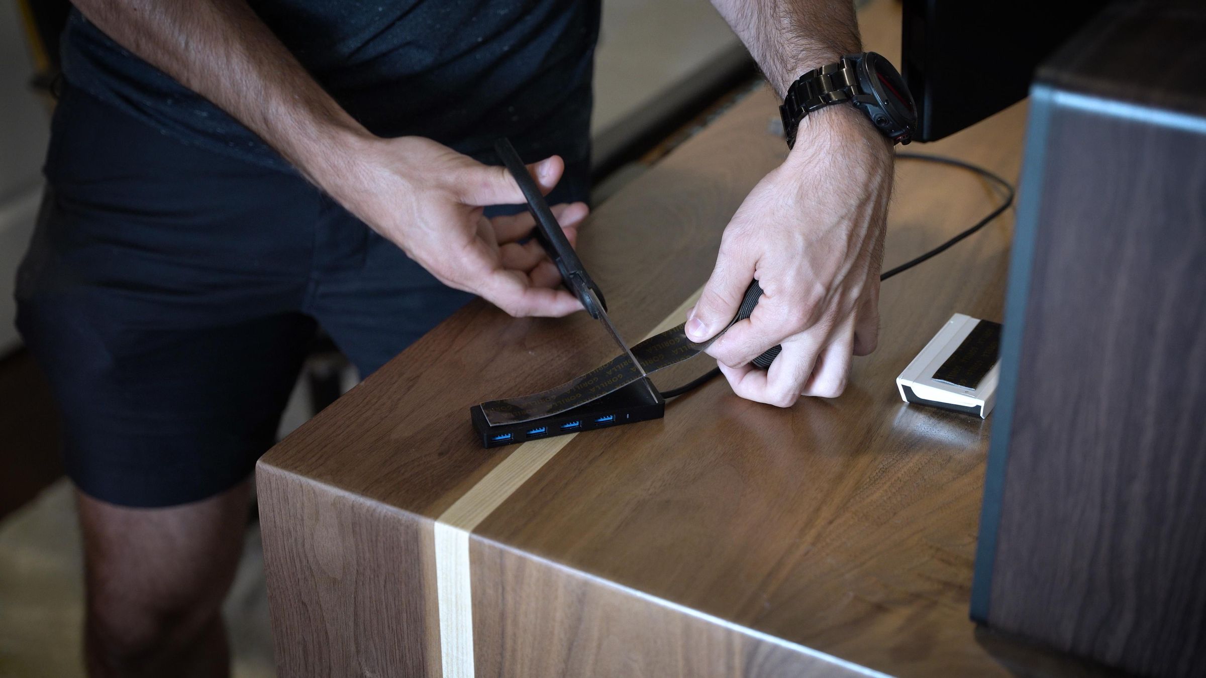 DIY Walnut and Leather Keyboard Tray : 26 Steps (with Pictures ...
