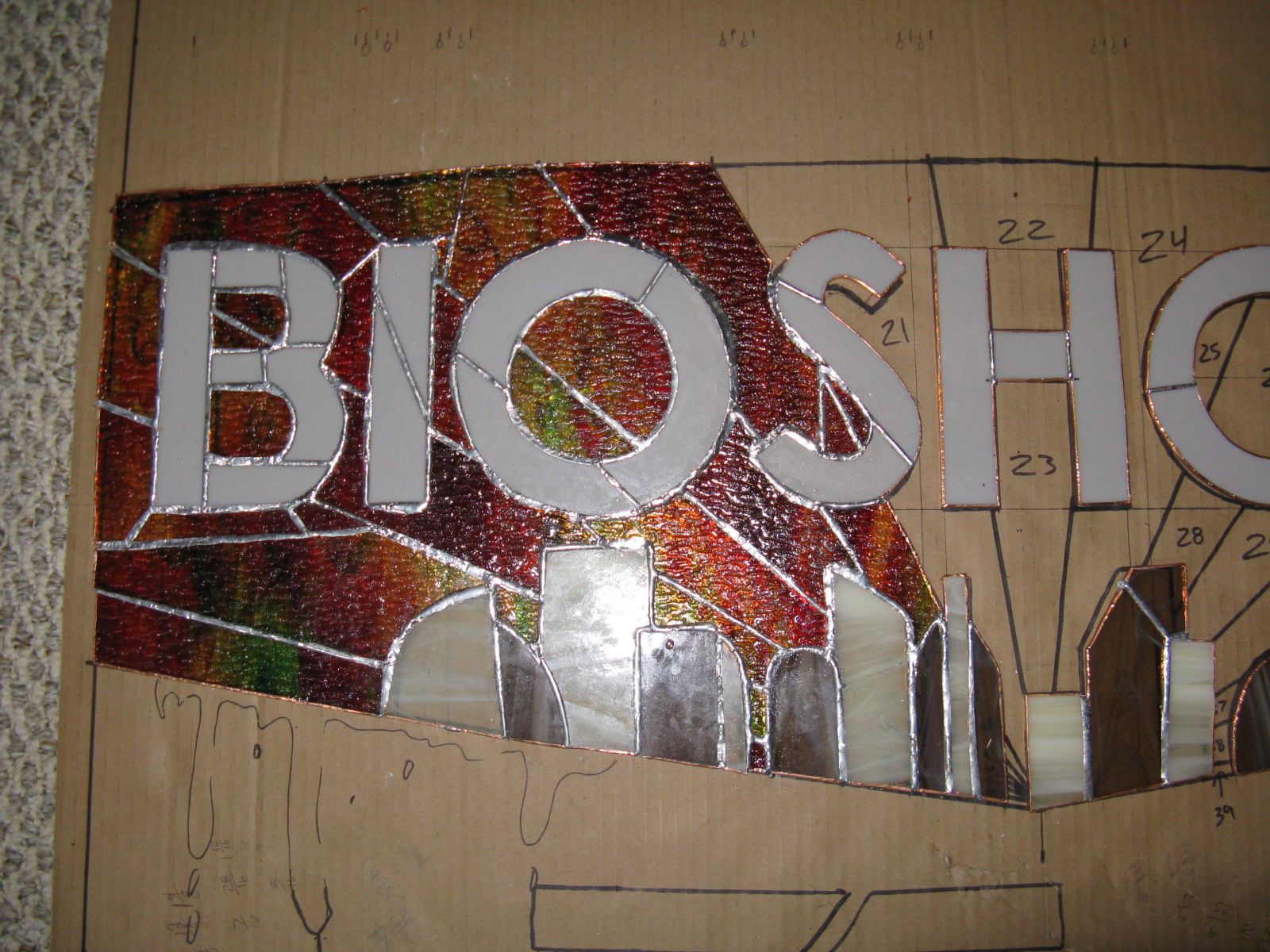 Bioshock Stained Glass Logo : 13 Steps (with Pictures) - Instructables