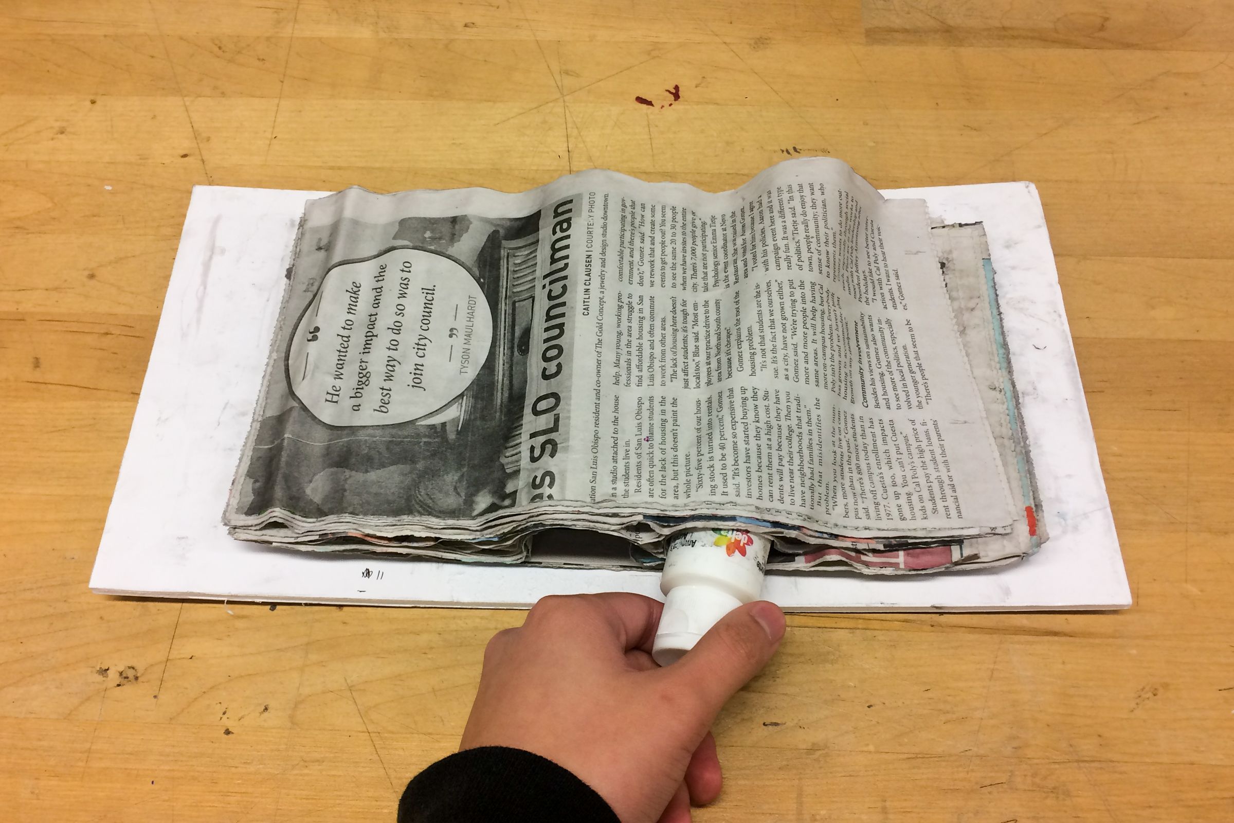 Newspaper Block : 7 Steps (with Pictures) - Instructables
