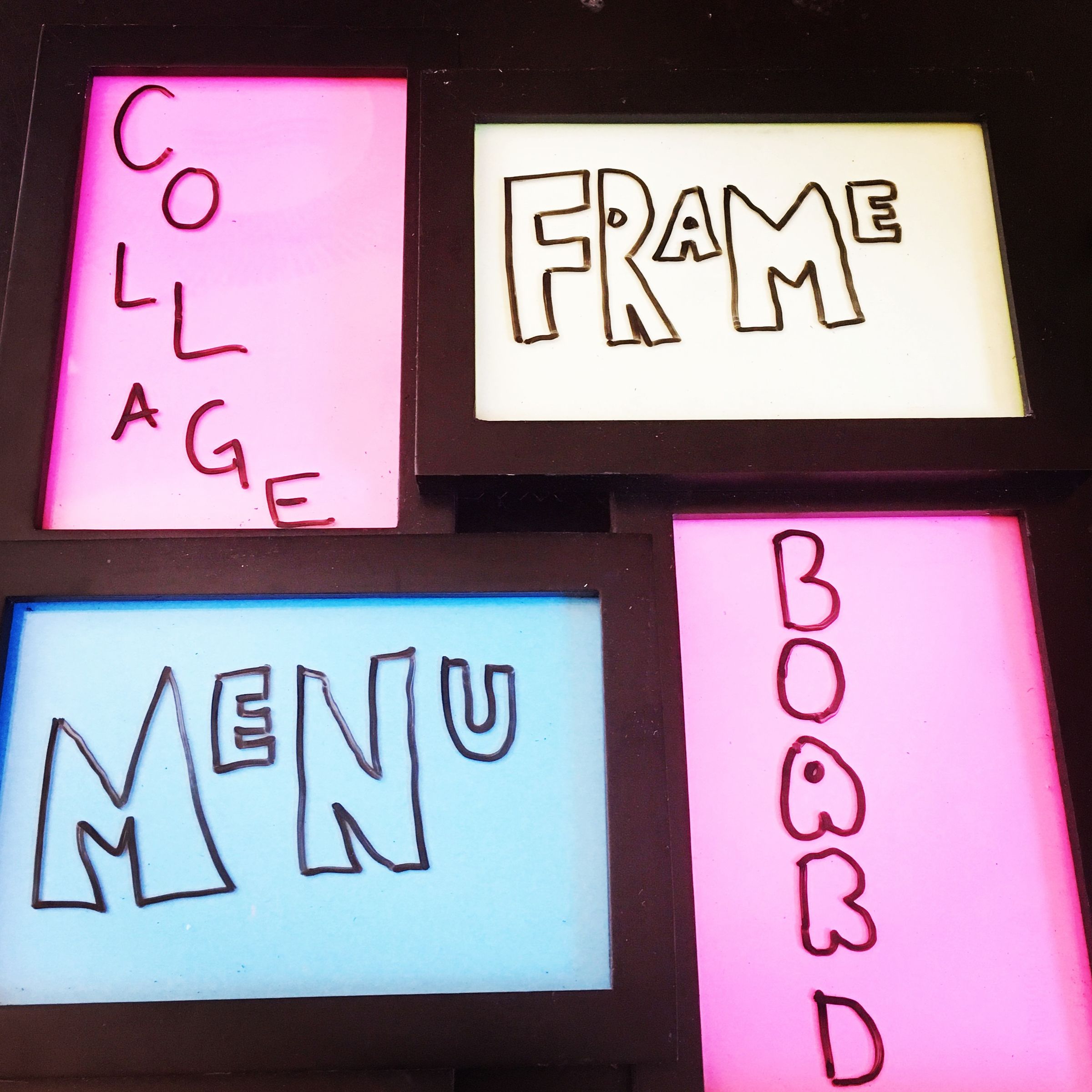 Collage Frame Menu Board : 4 Steps (with Pictures) - Instructables