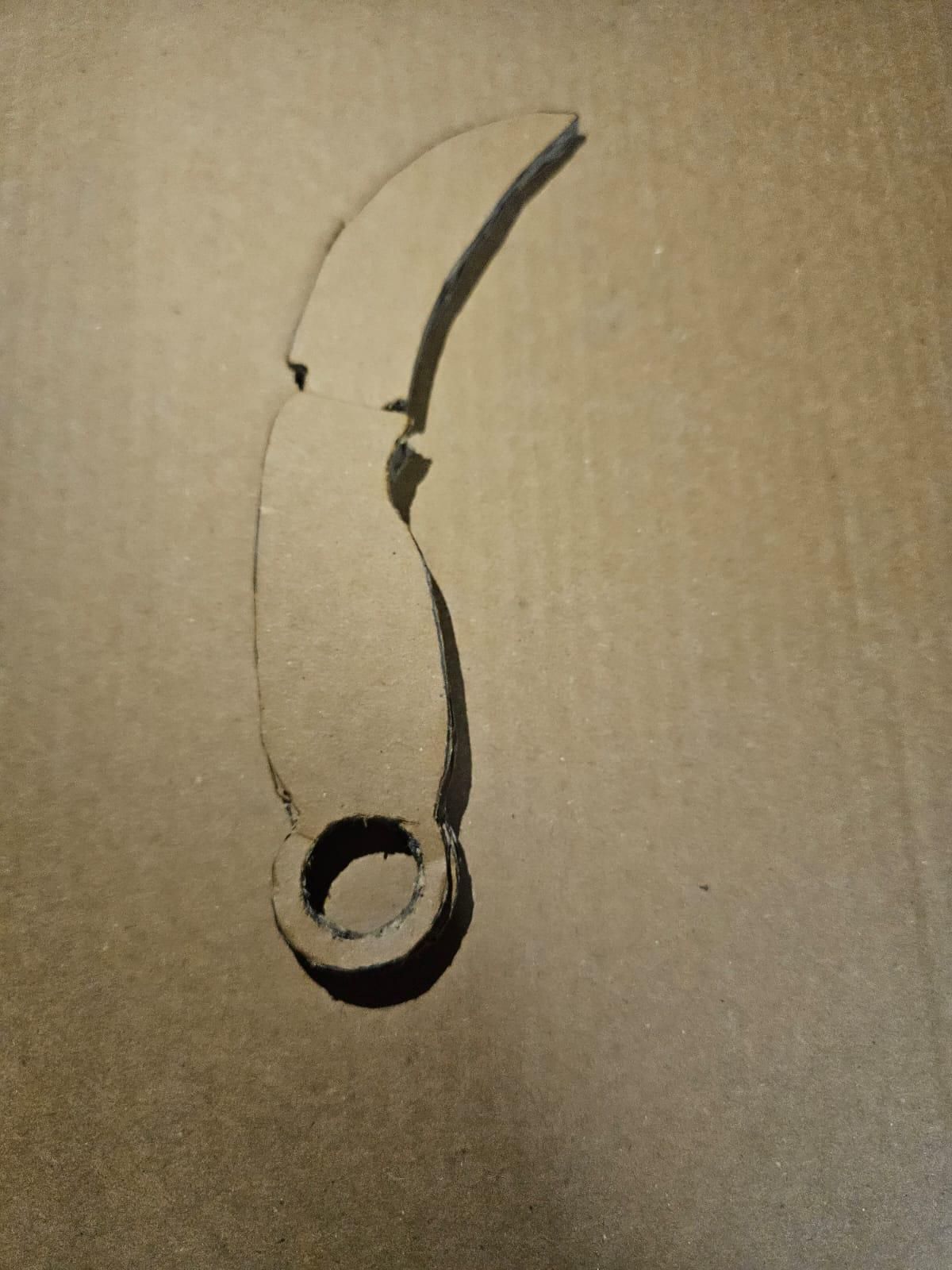 Cardboard Karambit : 8 Steps - Instructables