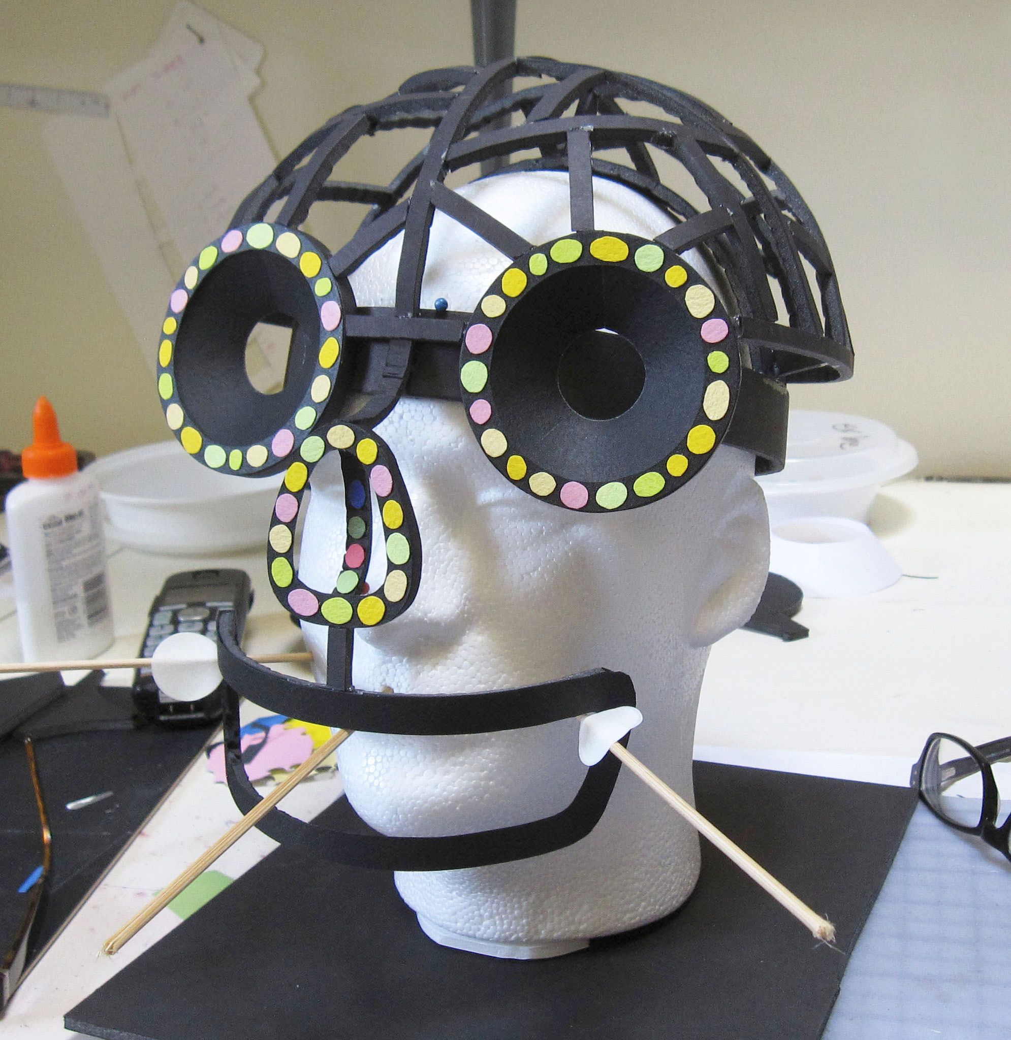 Skull Mask (wearable) : 20 Steps (with Pictures) - Instructables