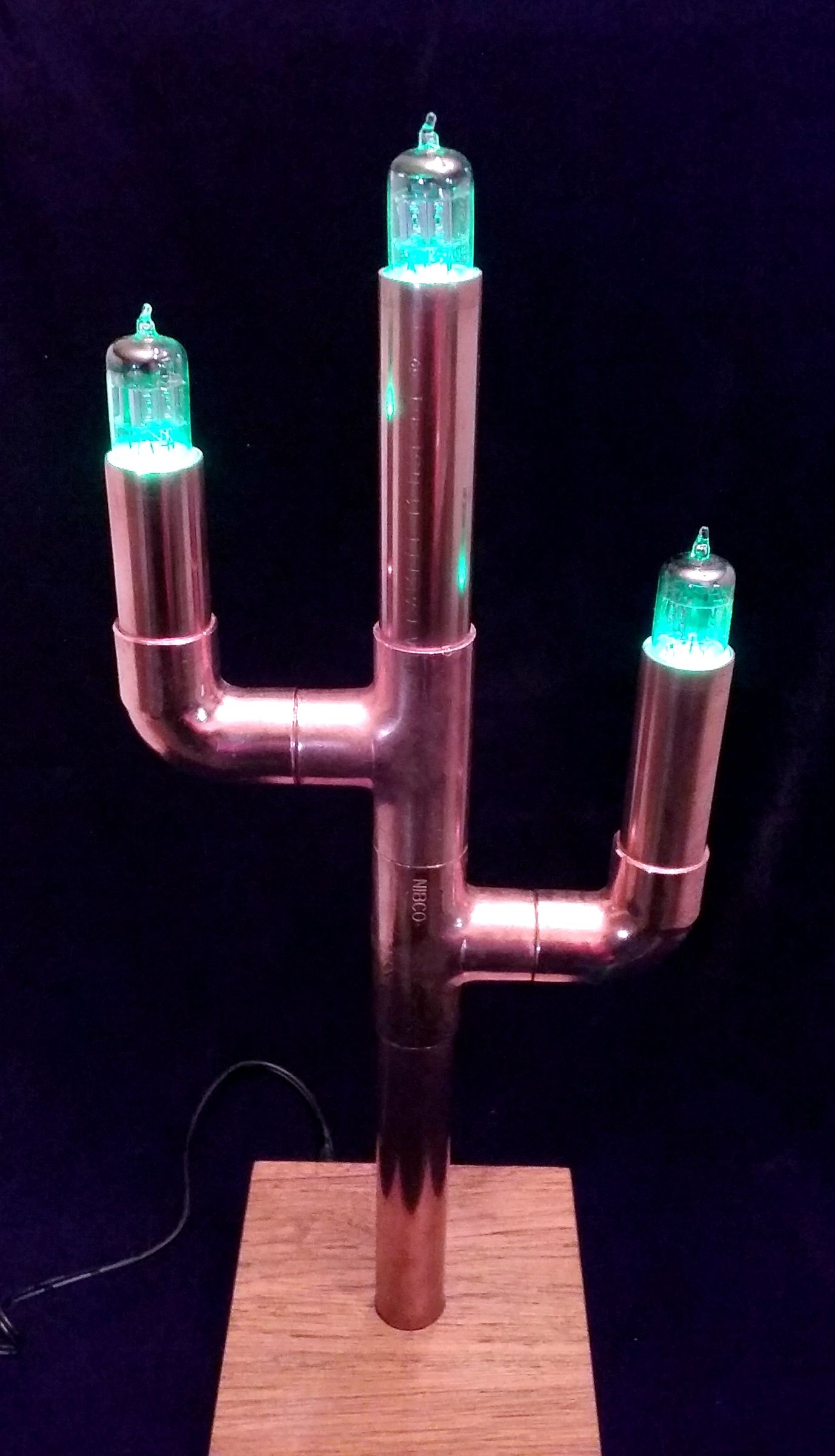 Copper Cactus Vacuum Tube LED Lamp : 7 Steps (with Pictures ...