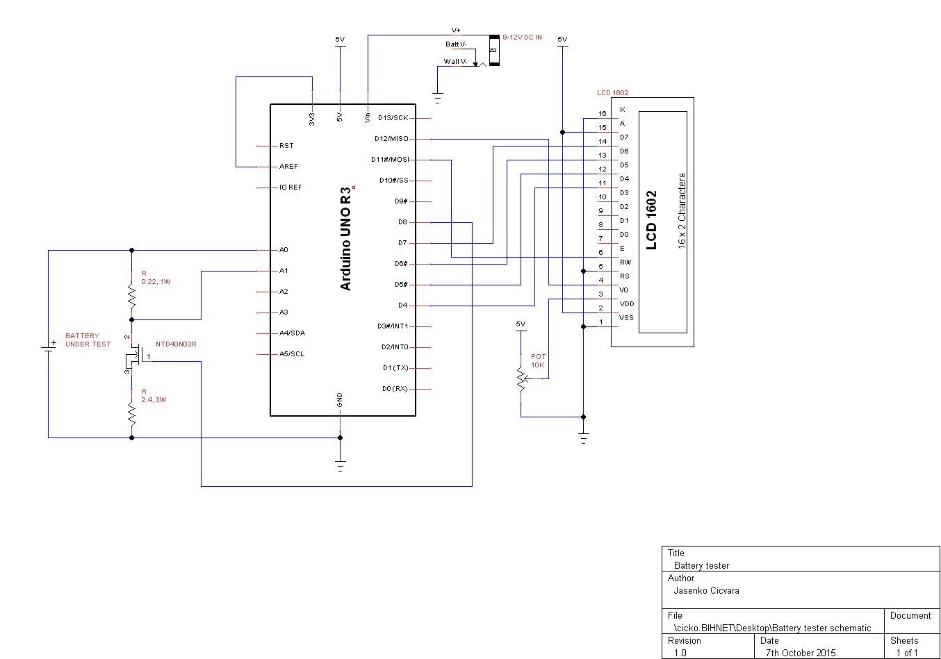 Precise Battery Capacity Tester : 3 Steps - Instructables