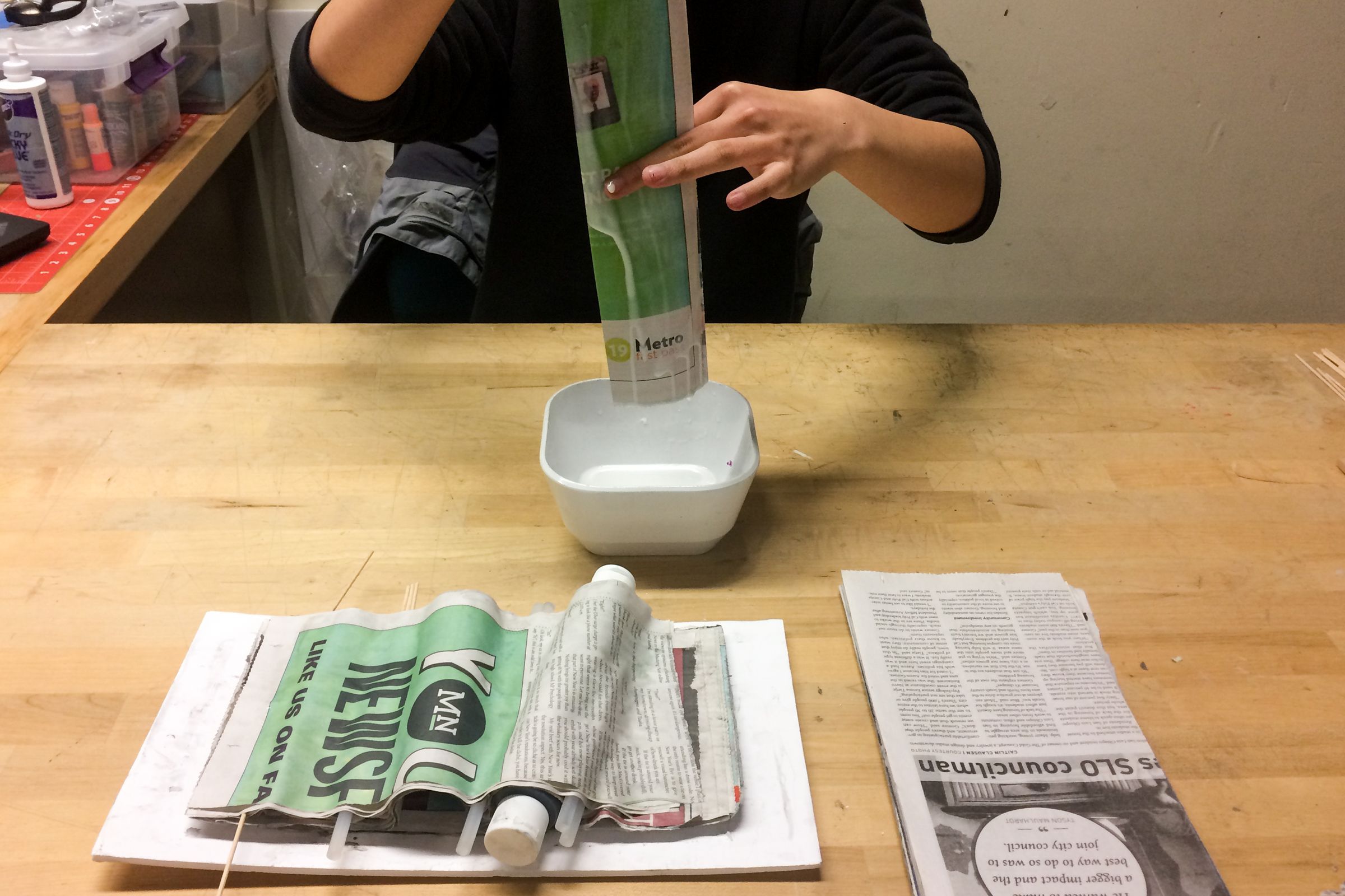 Newspaper Block : 7 Steps (with Pictures) - Instructables