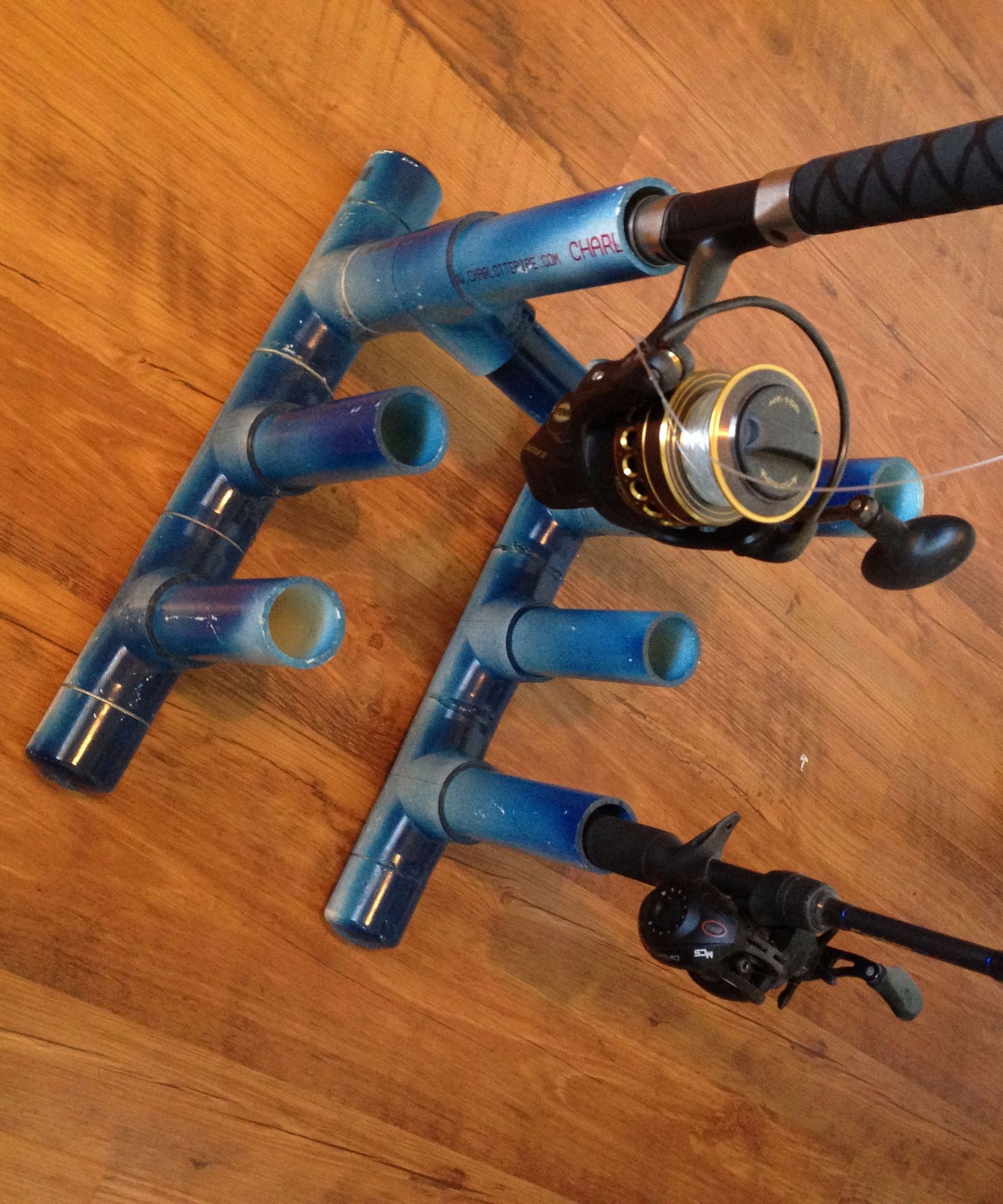 How to Make a Simple Collapsible PVC Fishing Rod Holder - Instructables