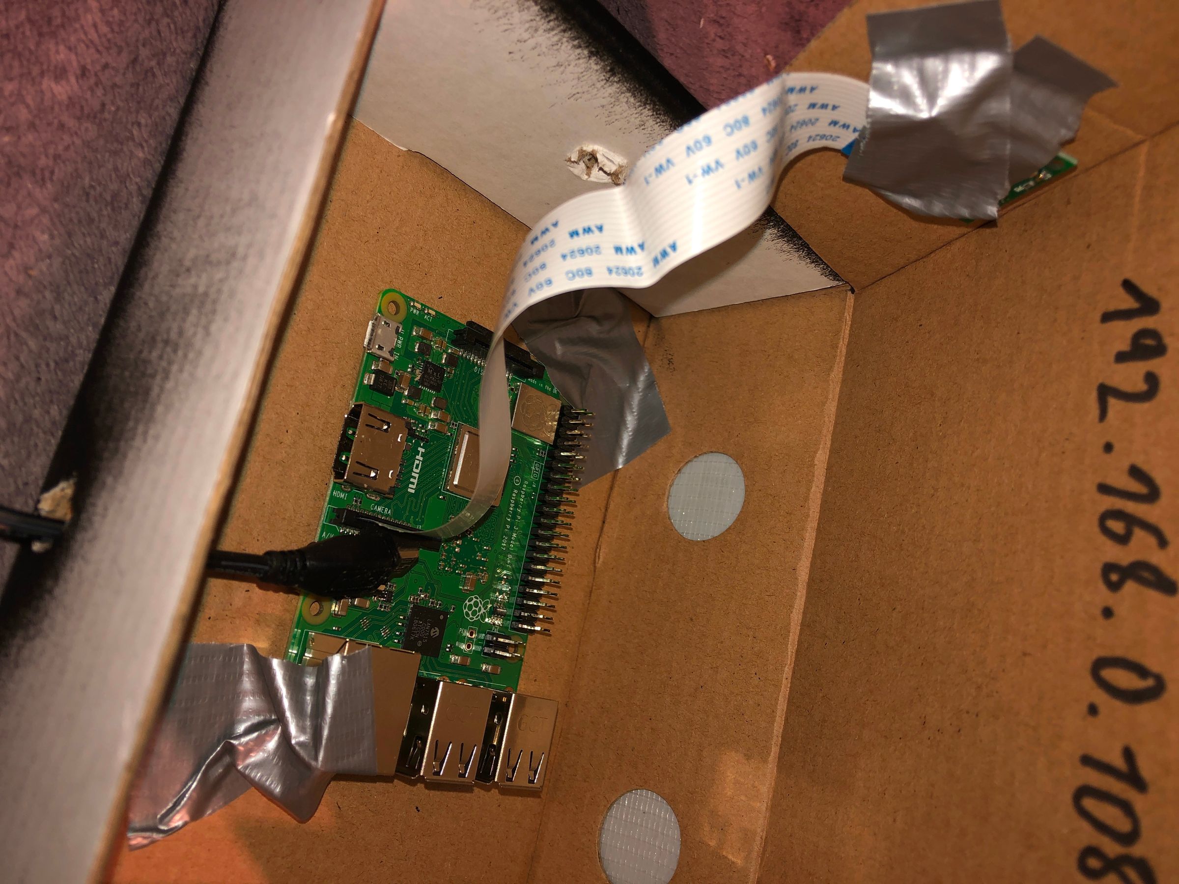 Cardboard Box Security Camera (Streams to ANY Platform!) : 4 Steps ...