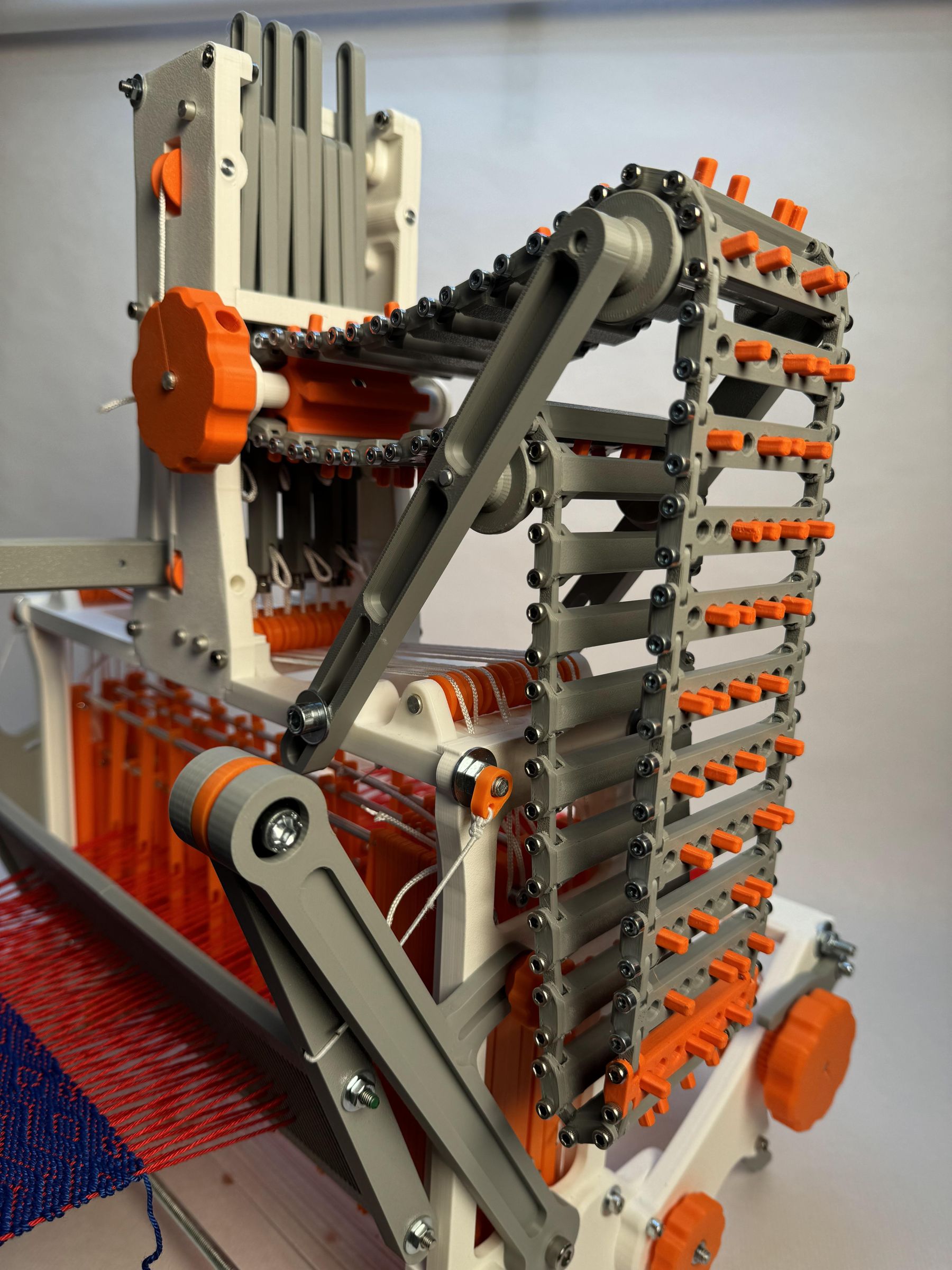 3D Printed Table Loom With 8 Shafts : 14 Steps (with Pictures ...