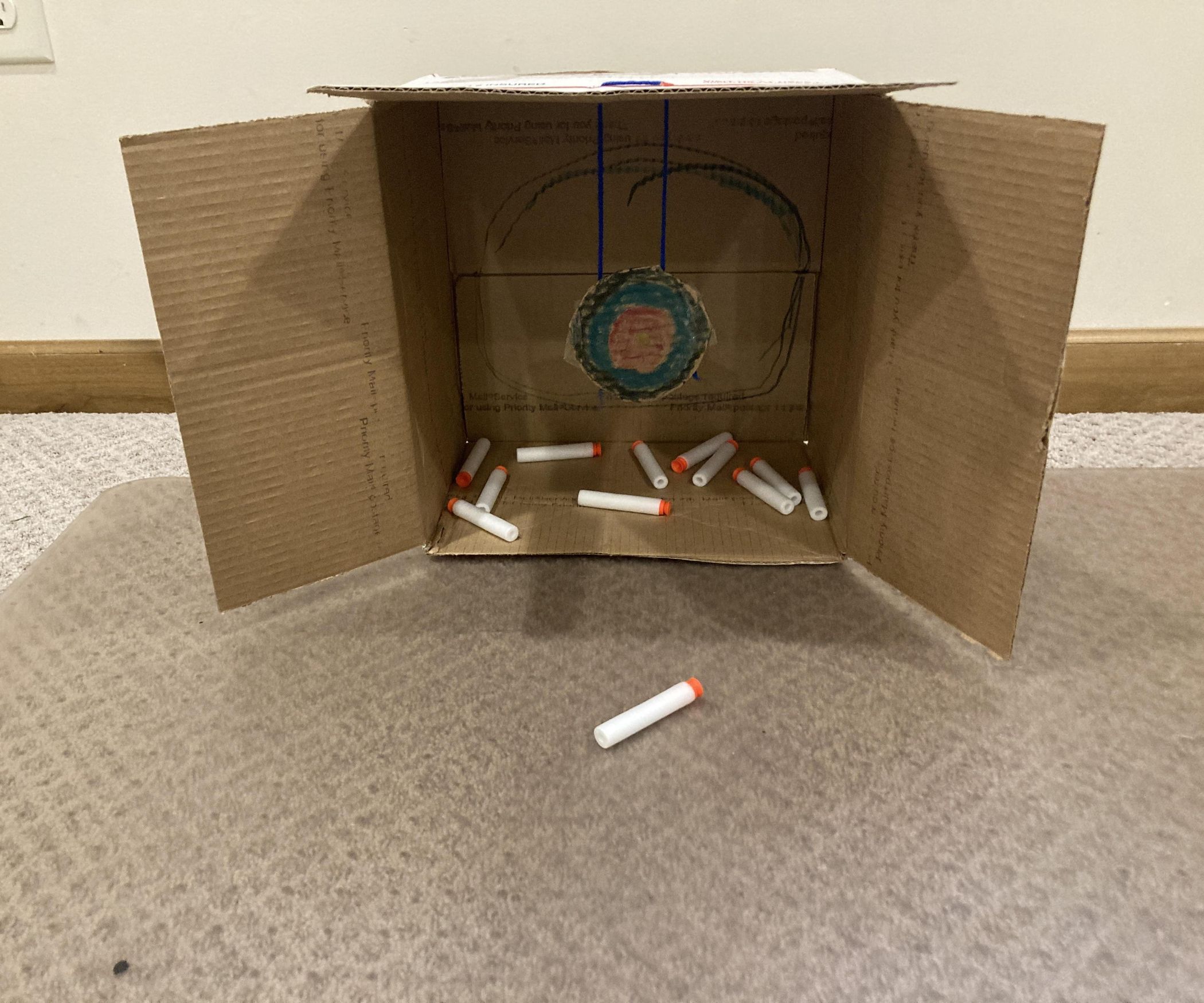 Nerf Gun Cardboard Target Box : 7 Steps - Instructables