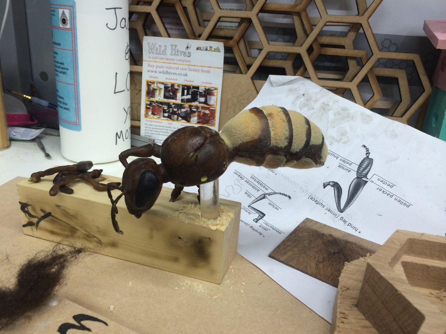 CNC Machining Project: Wild Hives Honey Display : 11 Steps (with ...