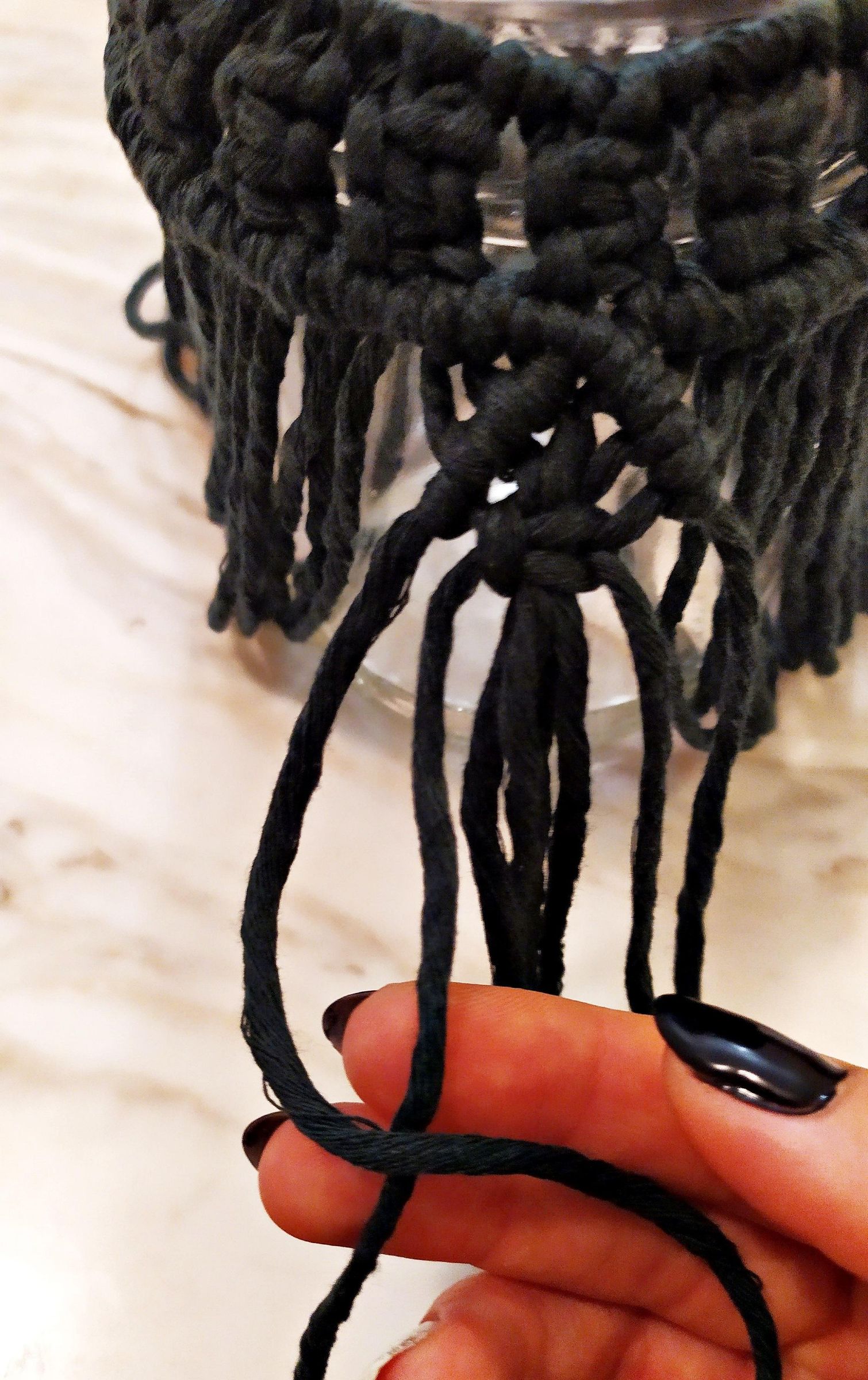 Bohemian Macrame Jar : 9 Steps (with Pictures) - Instructables