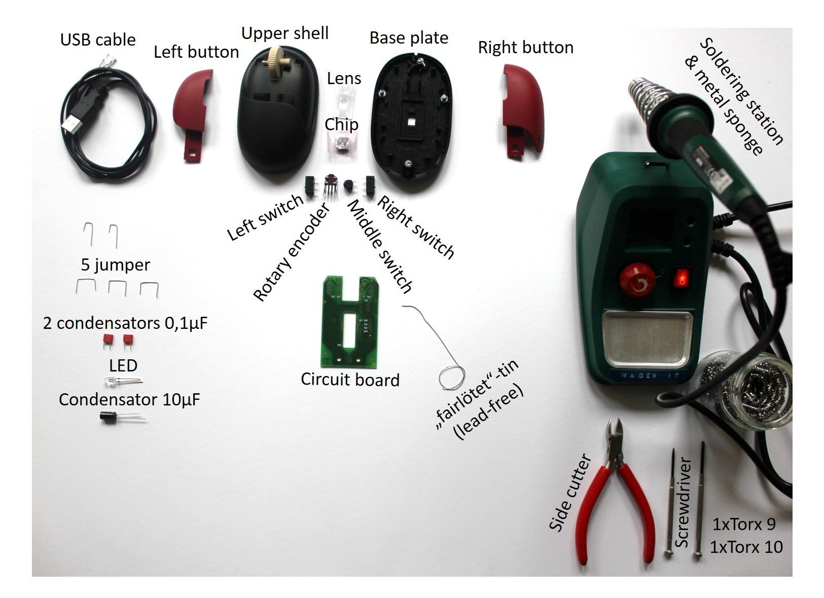 How to Make a Fair DIY Computer Mouse : 25 Steps - Instructables