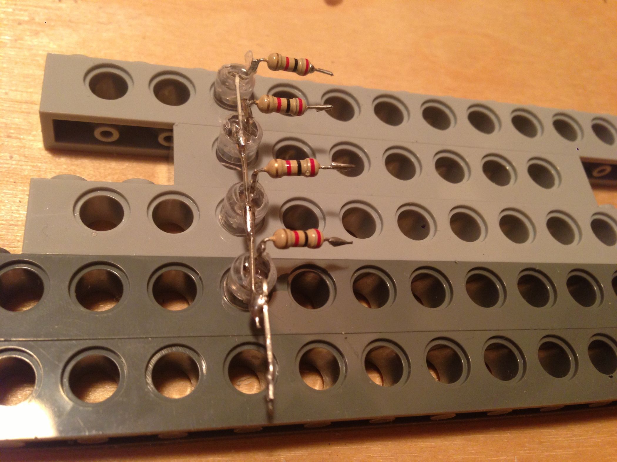 Lego LED Matrix/LED-Cube Soldering Helper : 3 Steps - Instructables