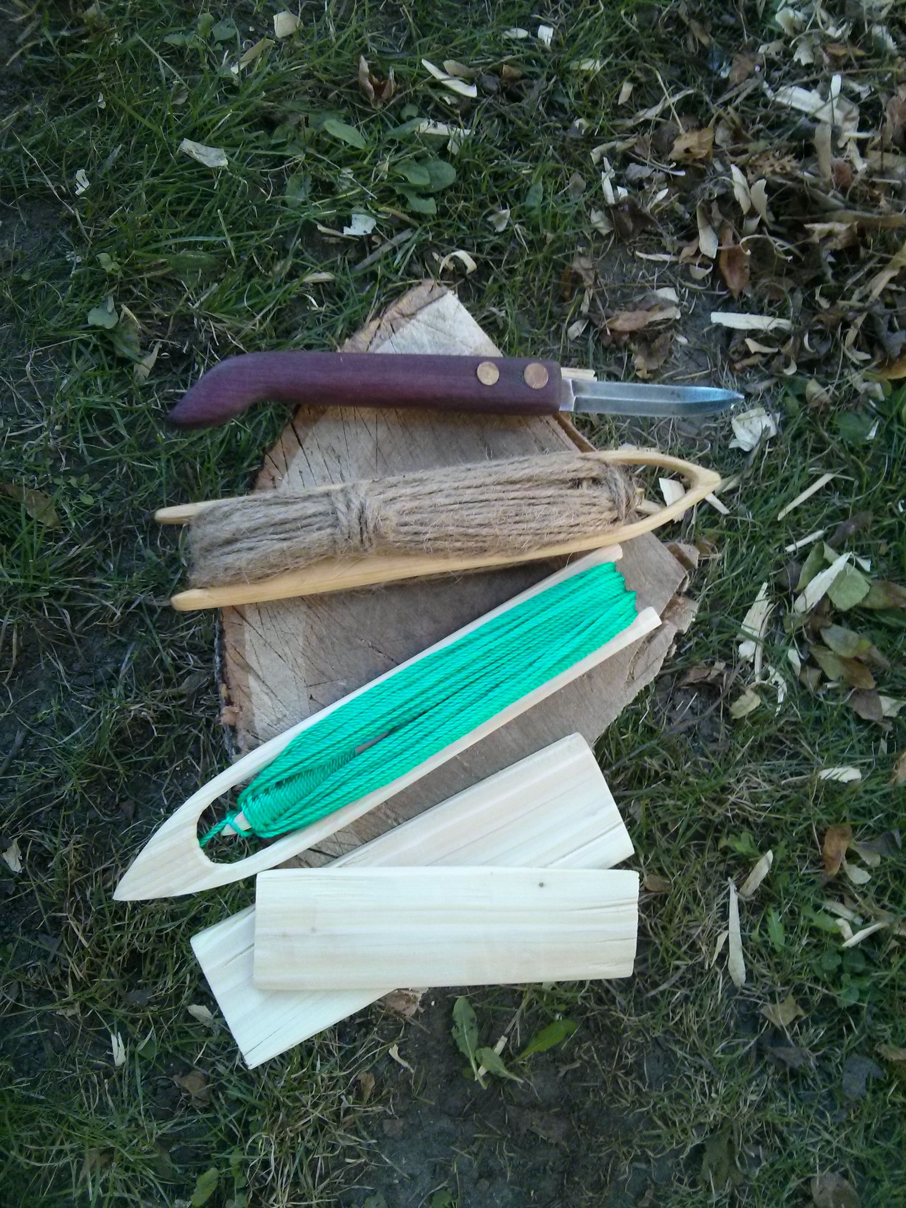 Primitive Net Making From Carving Your Needle to Weaving Your Net : 10 ...