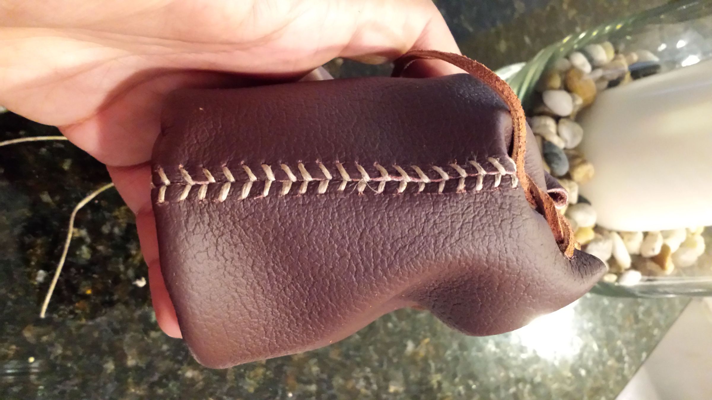 Skyrim Inspired Leather Coin Pouch/Dice Bag : 7 Steps (with Pictures ...