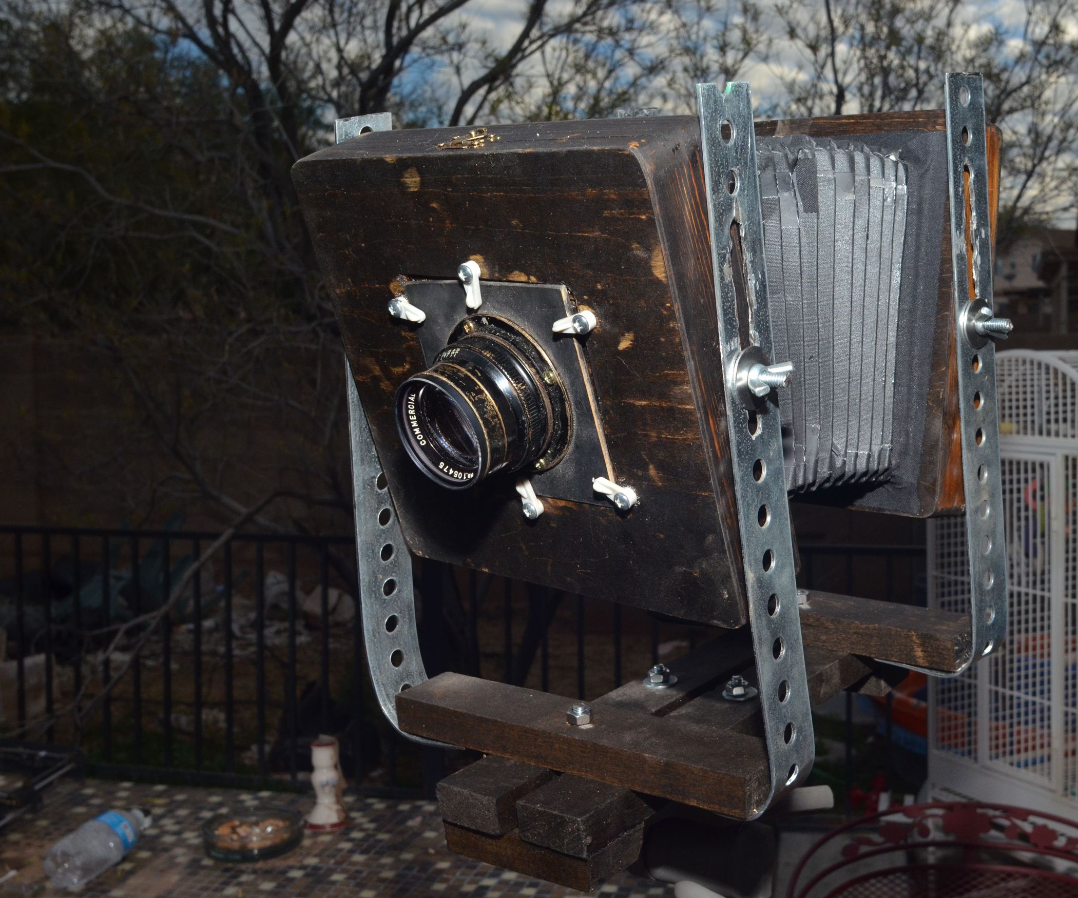 Low Cost Adjustable Rail 4x5 View Camera : 11 Steps (with Pictures ...