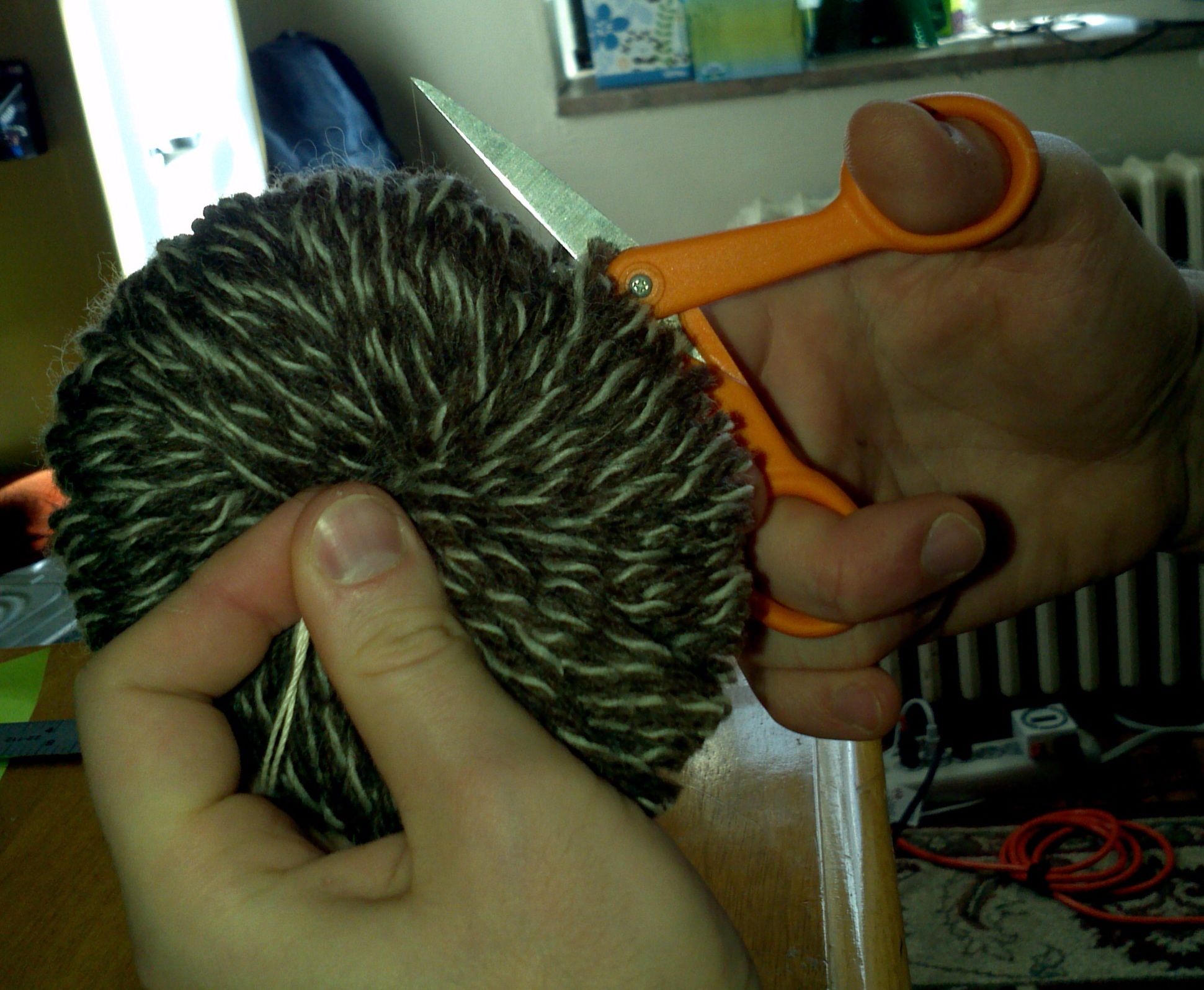 Best Yarn Puffballs (Removable or Permanent) : 8 Steps (with Pictures ...