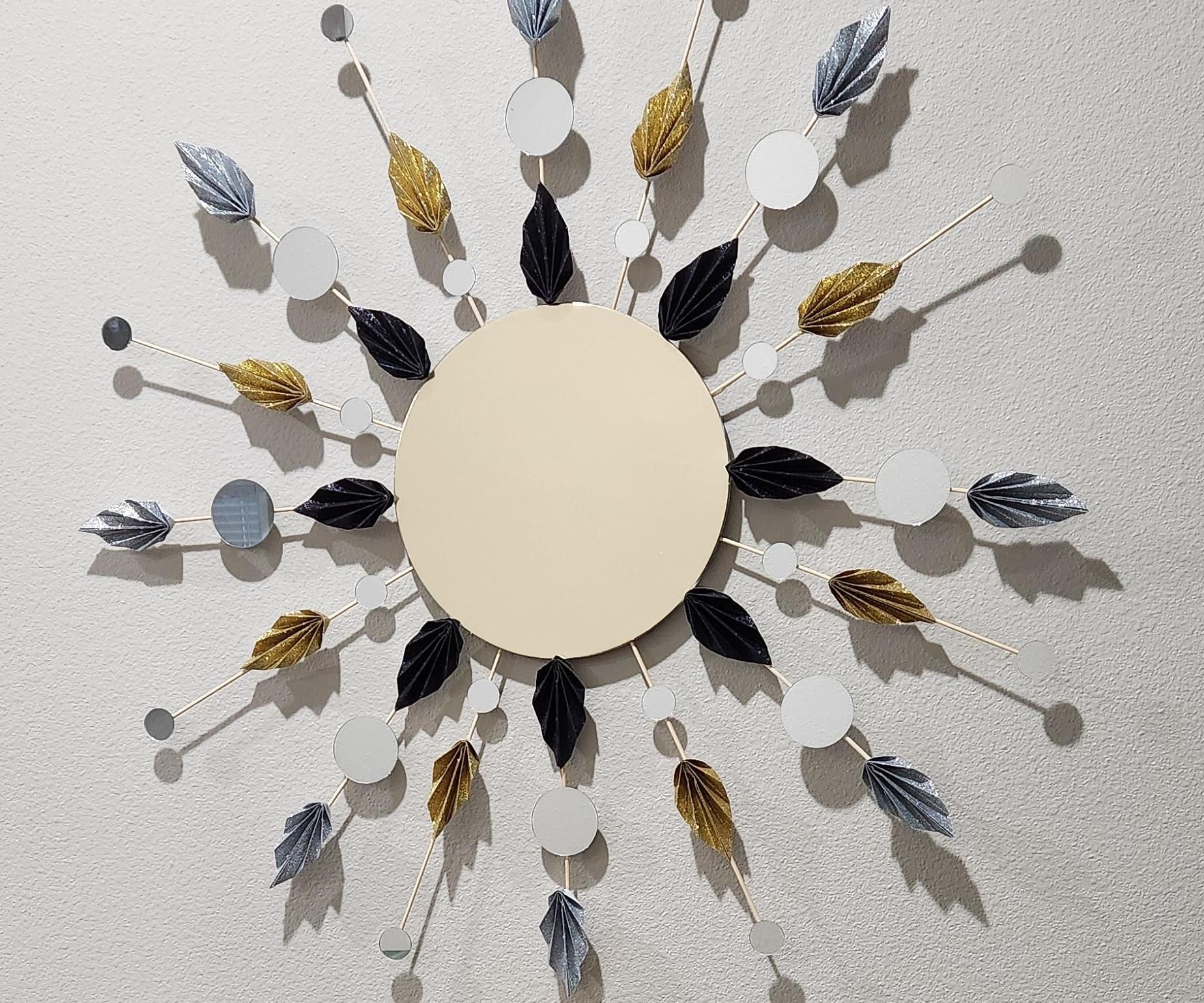Origami Sunburst Mirror Decor : 6 Steps (with Pictures) - Instructables