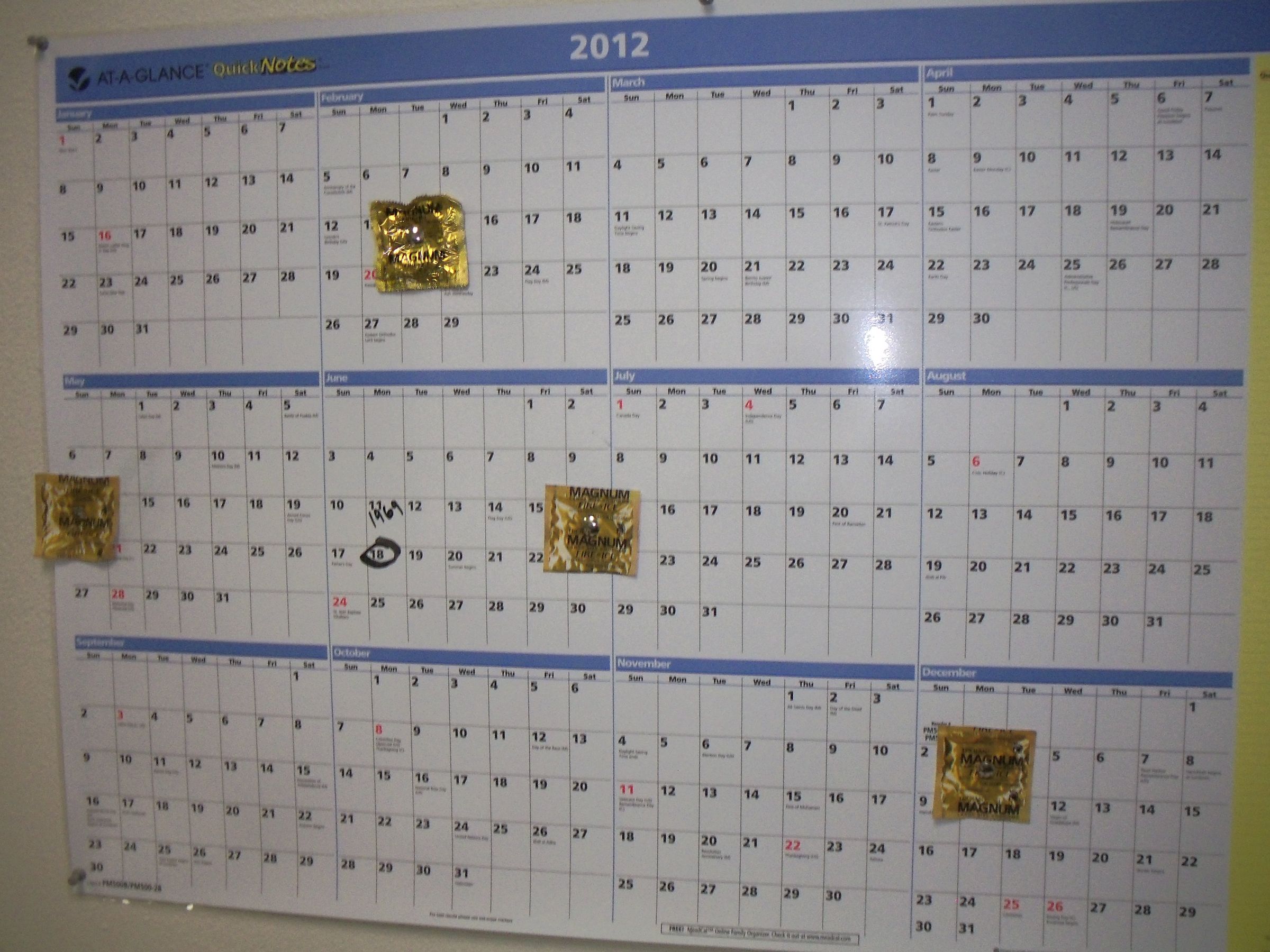 Condom Keeper Calendar - Instructables