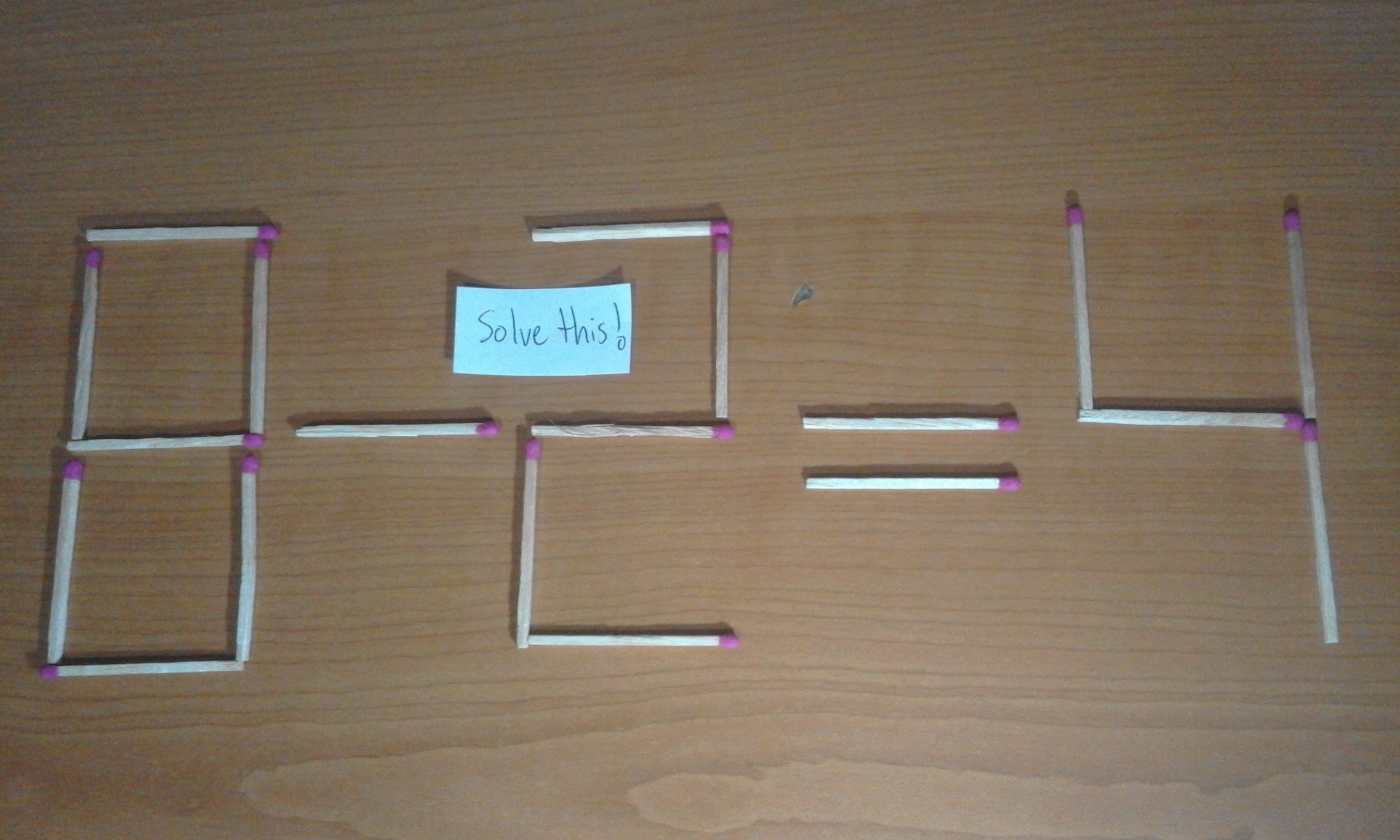 Matchsticks Puzzle Game (Try It Now!) : 10 Steps (with Pictures ...