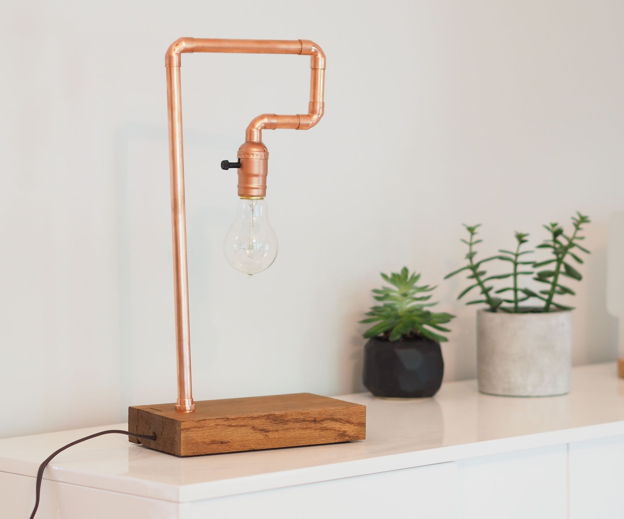 Copper Pipe Table Lamp : 8 Steps (with Pictures) - Instructables