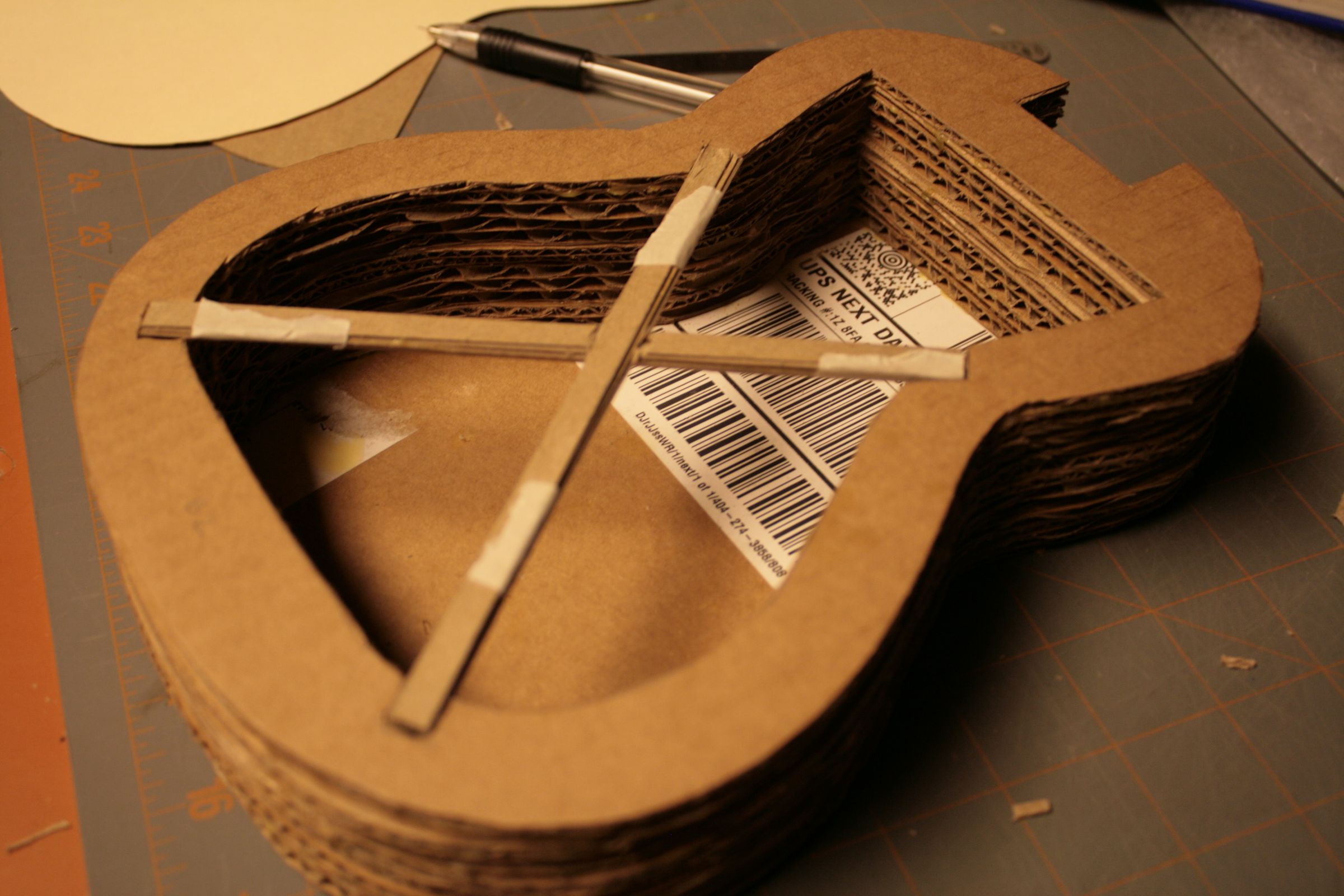 Playable Cardboard Ukulele... : 29 Steps (with Pictures) - Instructables