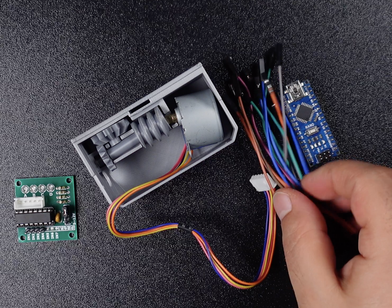 Make a Simple 3D Hollow Clock (Arduino Nano and 5V Stepper) : 3 Steps ...