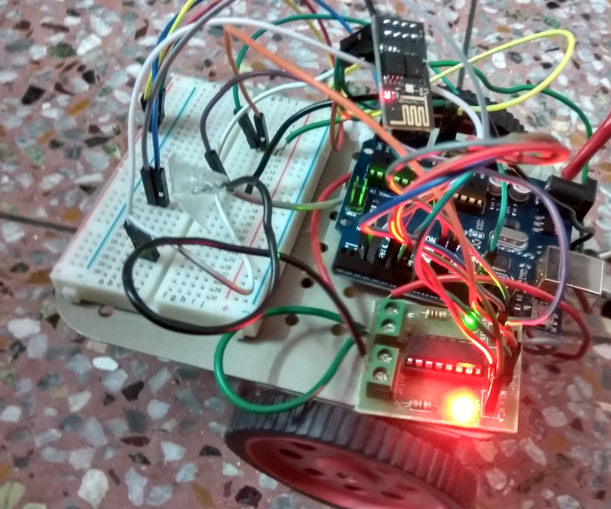 Wi Fi Controlled Bot Using Arduino Uno And Esp8266 3 Steps With Pictures Instructables