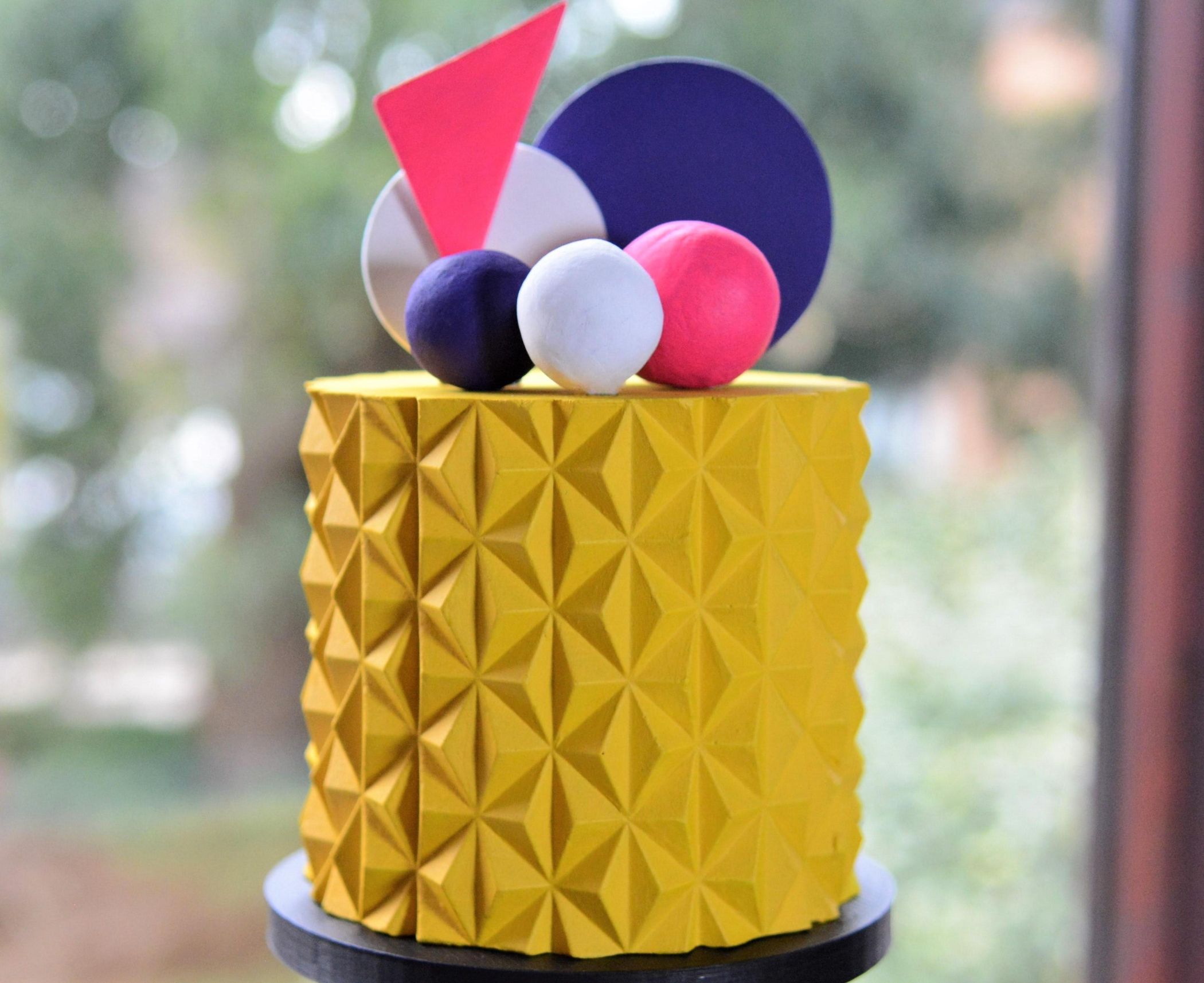 How to Design Origami / Geometric Cakes and Desserts in Tinkercad : 12 ...